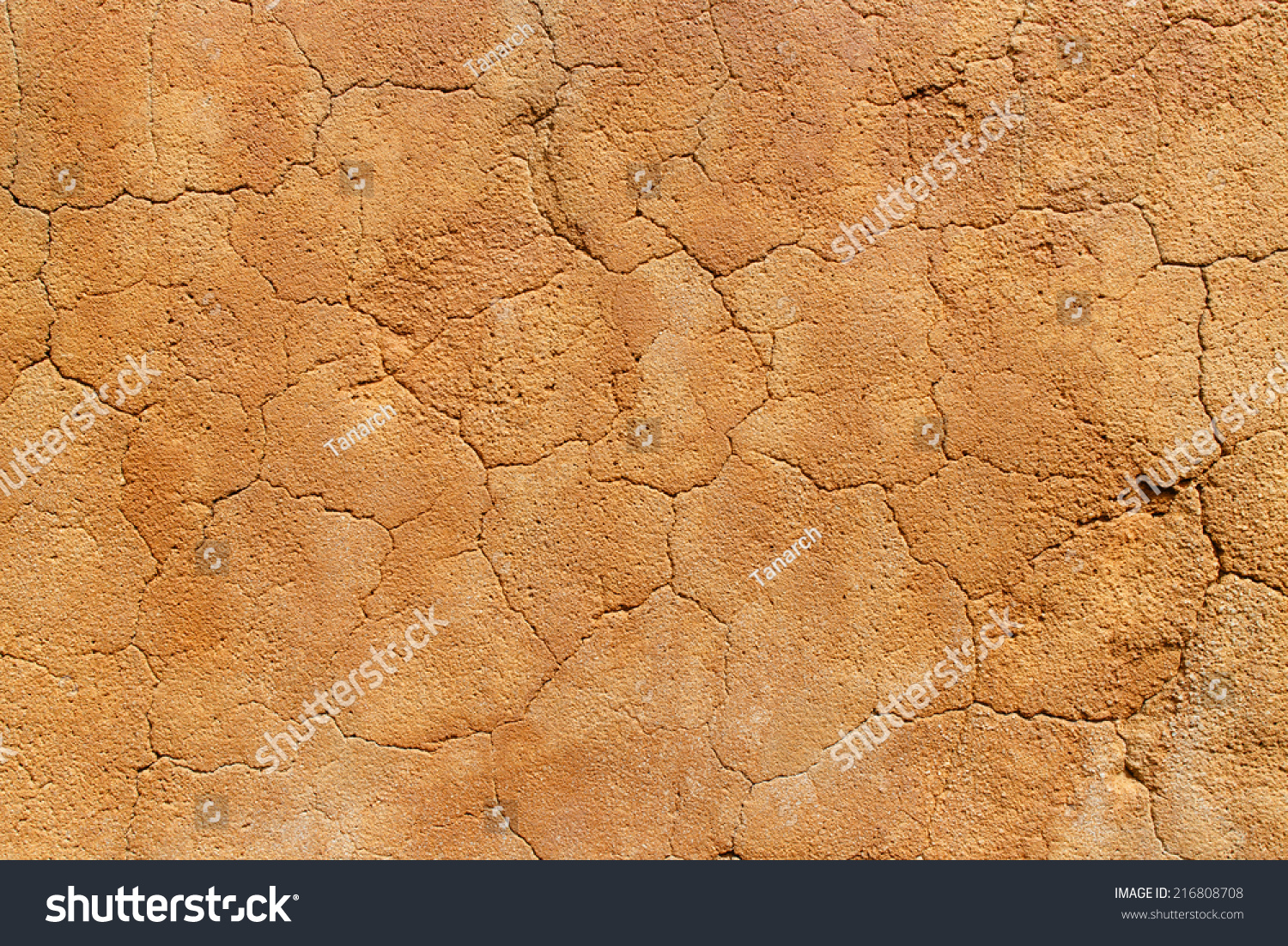 Adobe Wall Texture, Material Construction. Stock Photo 216808708 ...