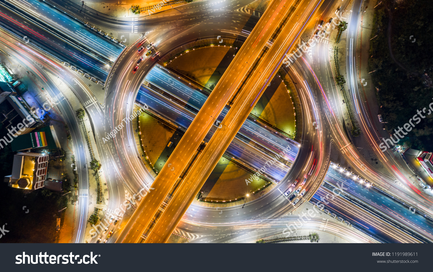 Aerial Top View Road Roundabout Intersection Stock Photo 1191989611 ... Aerial Top View Road Roundabout Intersection Stock Photo 1191989611 ...