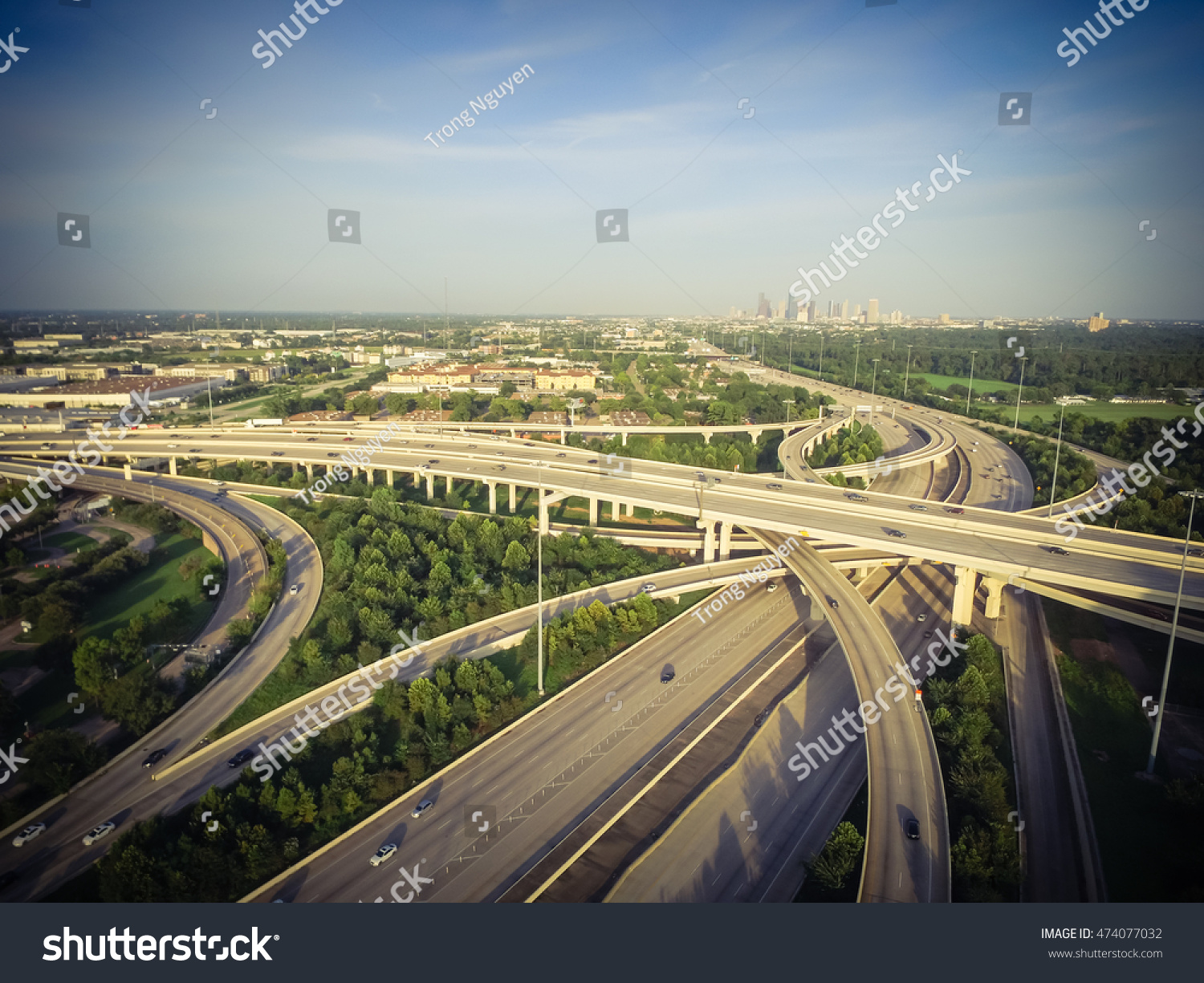 Aerial View Interstate 10 Katy Freeway Stock Photo 474077032 | Shutterstock