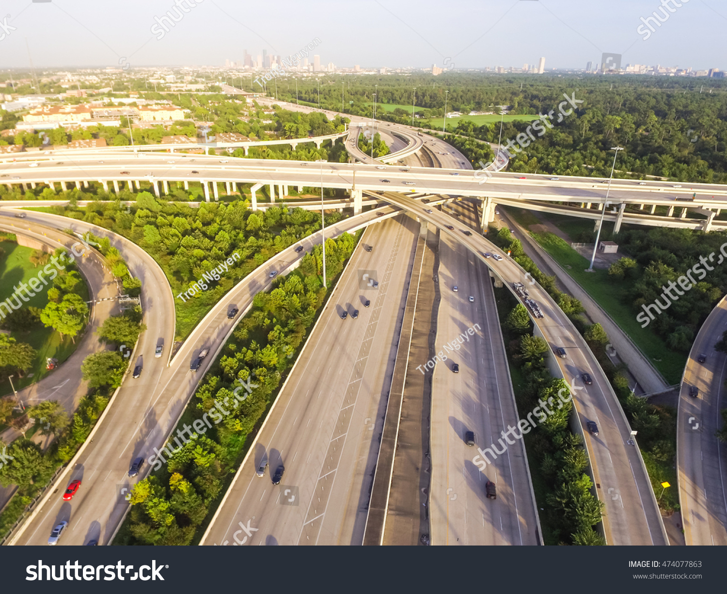 Aerial View Interstate 10 Katy Freeway Stock Photo 474077863 | Shutterstock