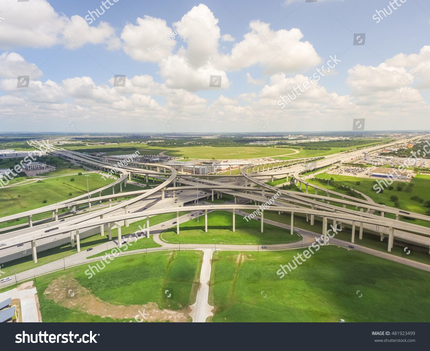 Aerial View Interstate 10 Katy Freeway Stock Photo 481923499 | Shutterstock