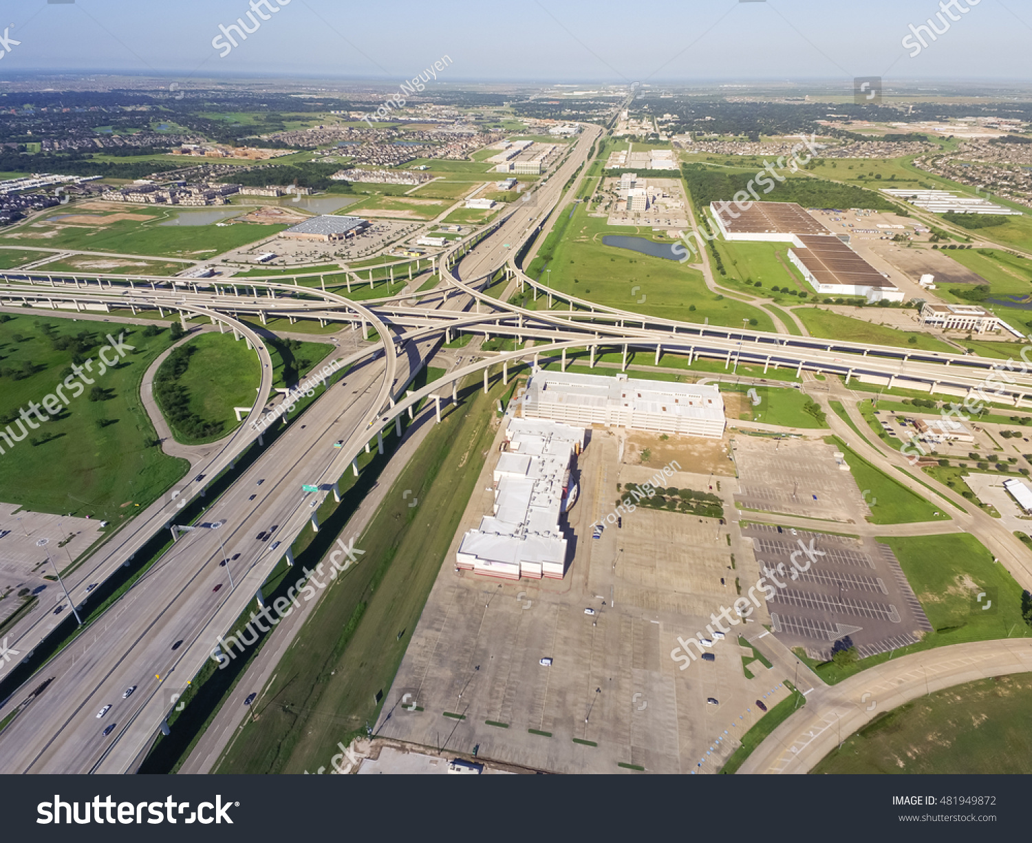 Aerial View Interstate 10 Katy Freeway Stock Photo 481949872 | Shutterstock