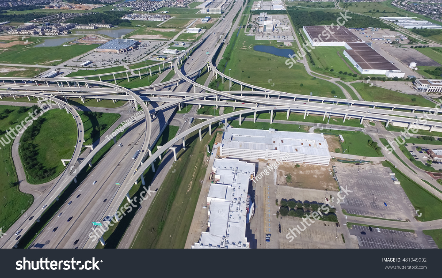 Aerial View Interstate 10 Katy Freeway Stock Photo 481949902 | Shutterstock