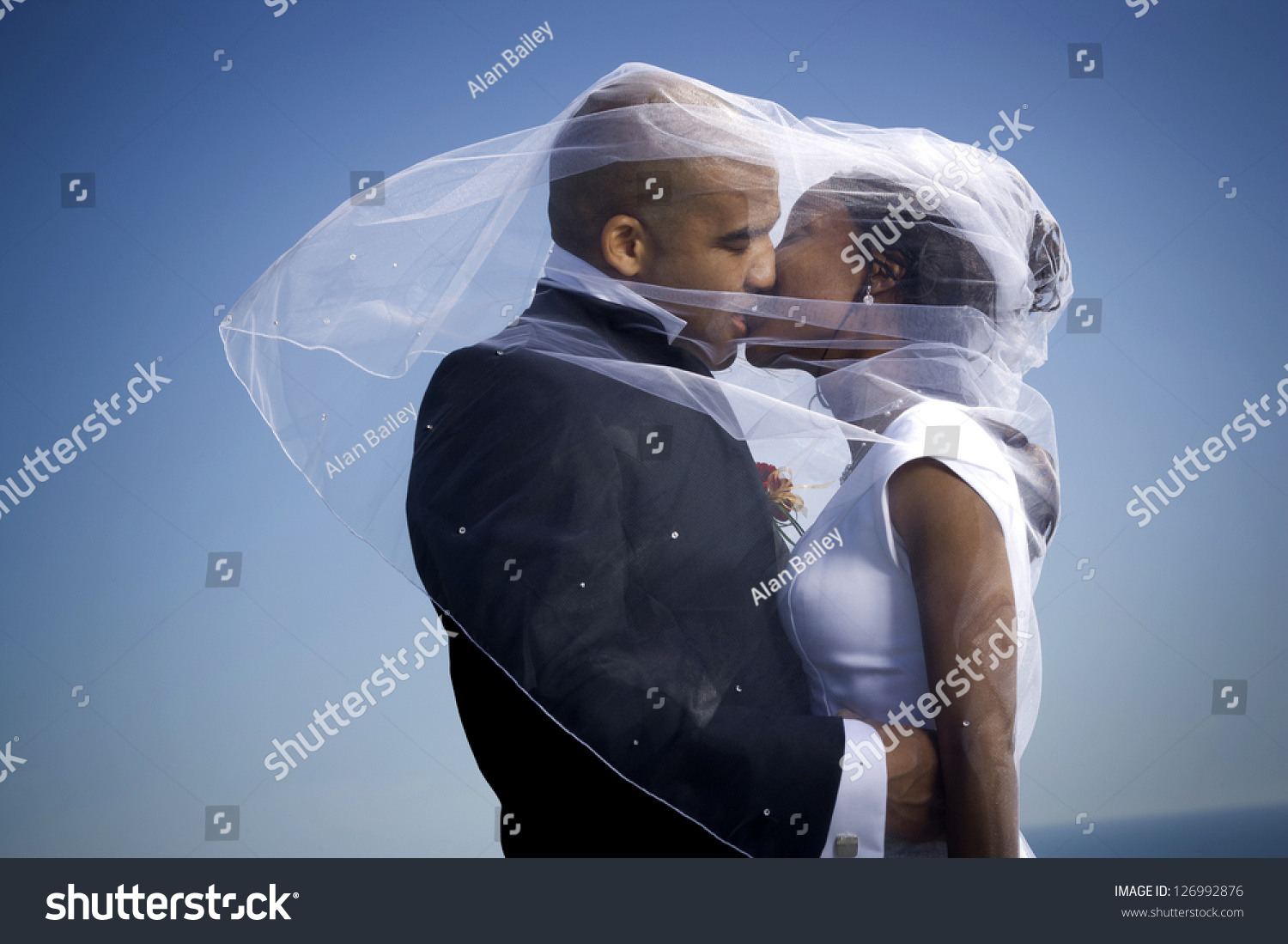 African-American Just Married Couple Stock Photo 126992876 : Shutterstock African-American Just Married Couple Stock Photo 126992876 : Shutterstock