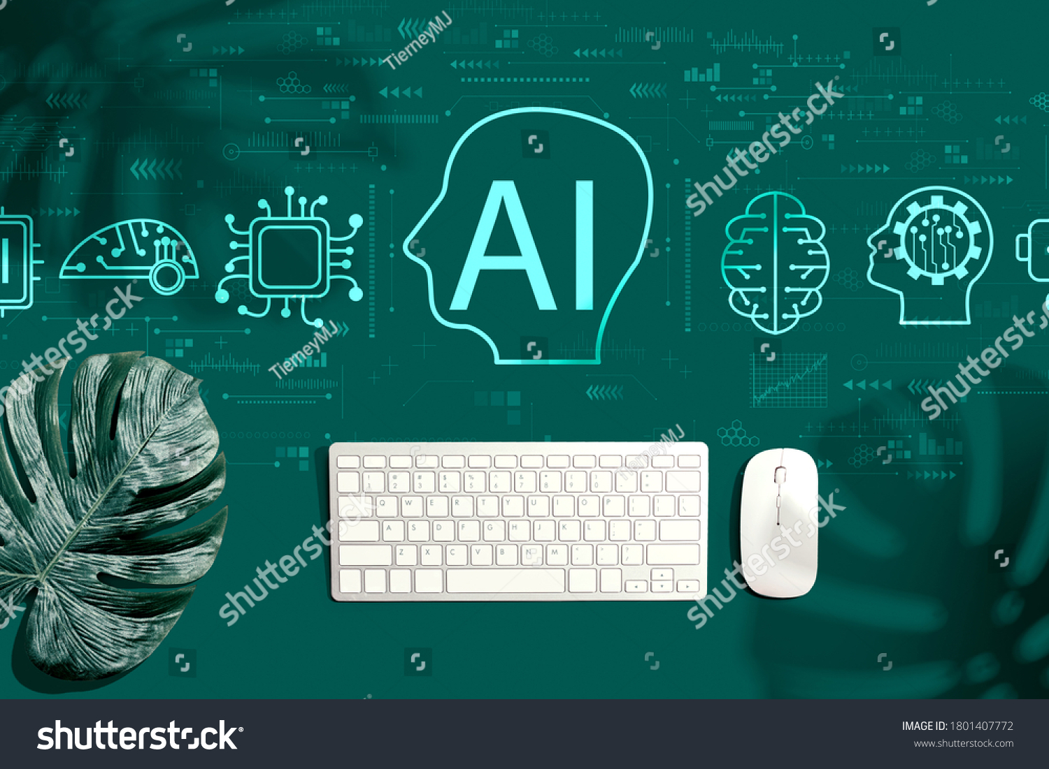 Ai Concept Computer Keyboard Mouse Stock Photo 1801407772 | Shutterstock