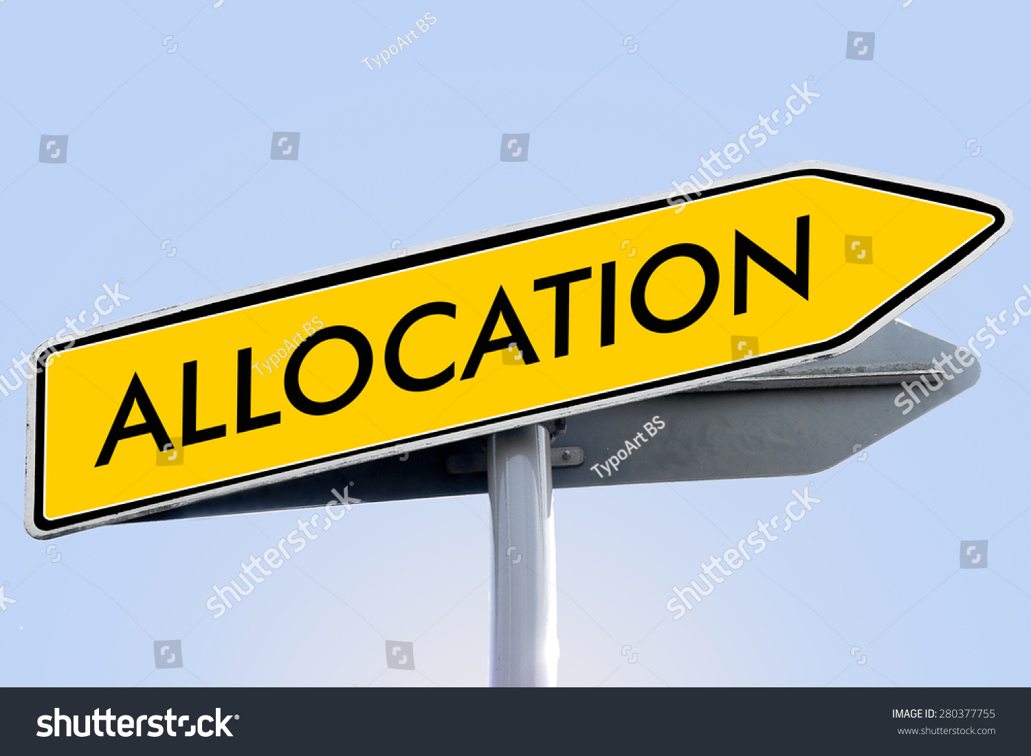 Allocation Word On Yellow Roadsign Concept Stock Photo (Edit Now) 280377755 Allocation Word On Yellow Roadsign Concept Stock Photo (Edit Now) 280377755