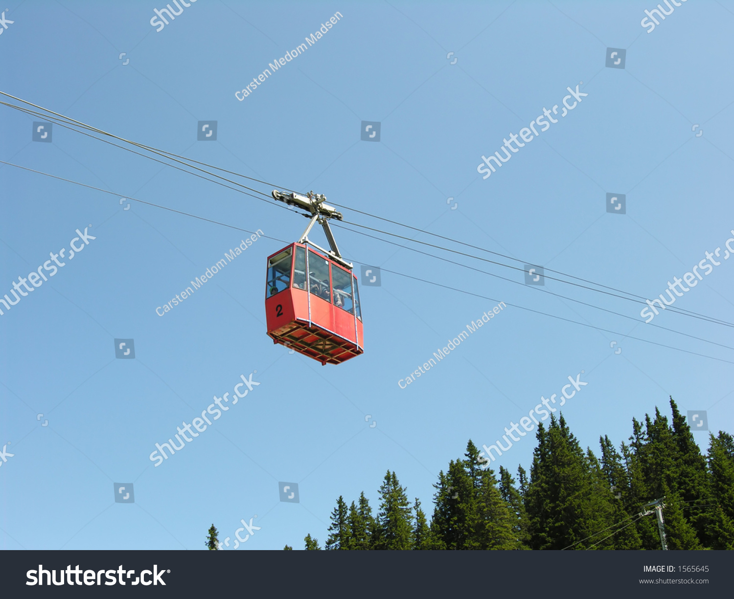 Alpine Funicular Stock Photo (Edit Now) 1565645