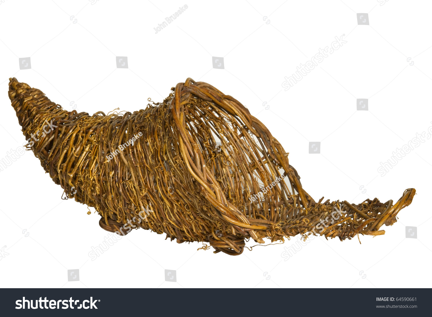 Empty Cornucopia Basket Stock Photo 64590661 | Shutterstock