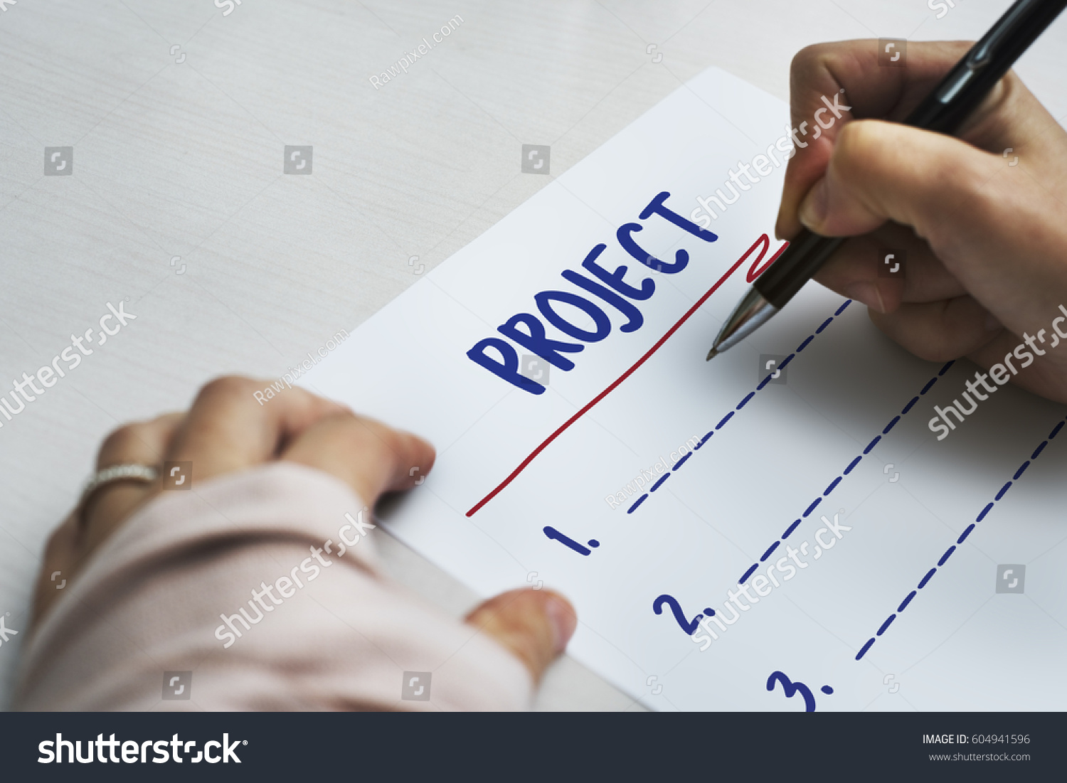 Analysis Progress Management Organization Flow Chart Stock Photo ...