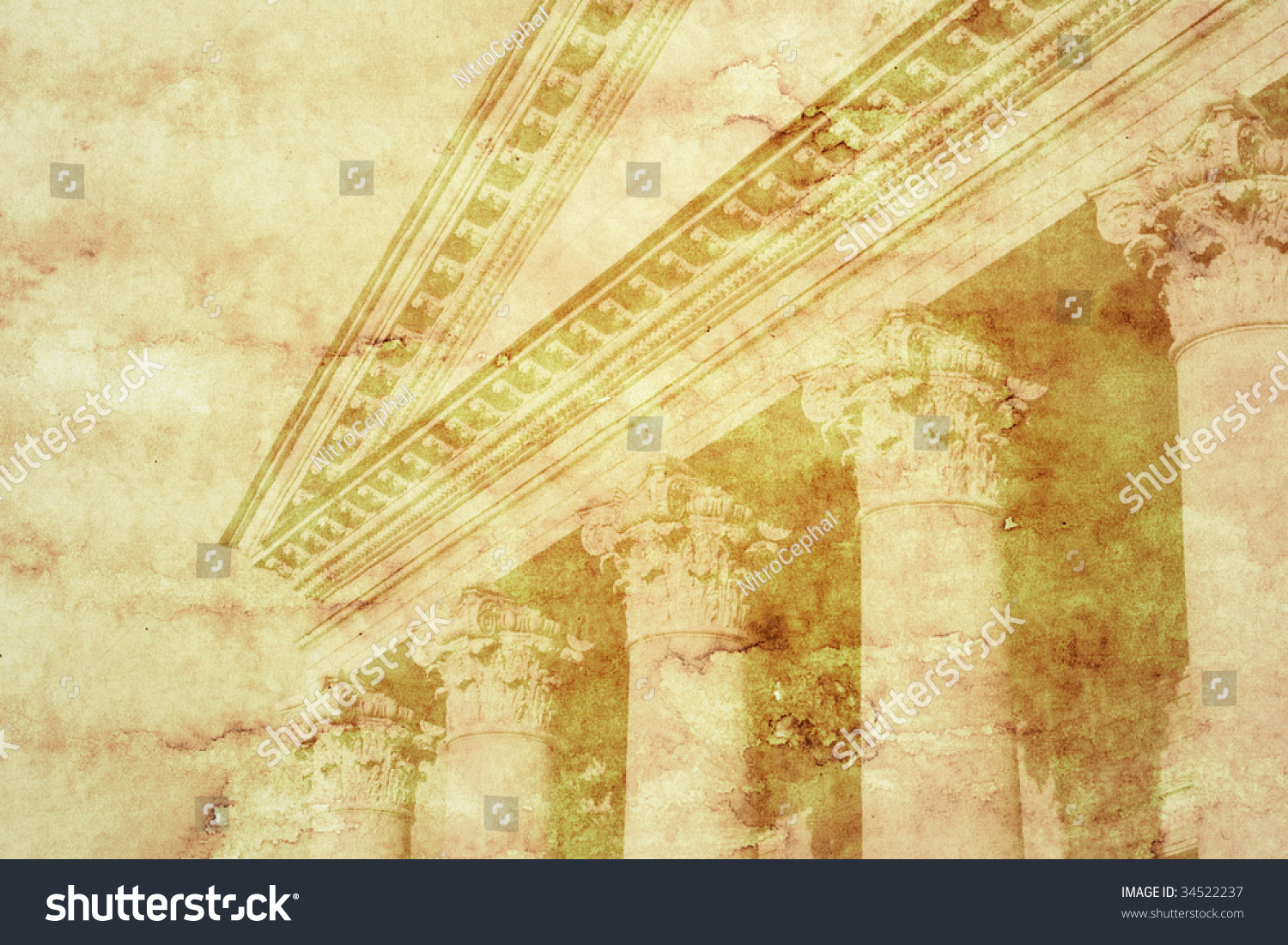 Ancient Background Stock Photo (Edit Now) 34522237