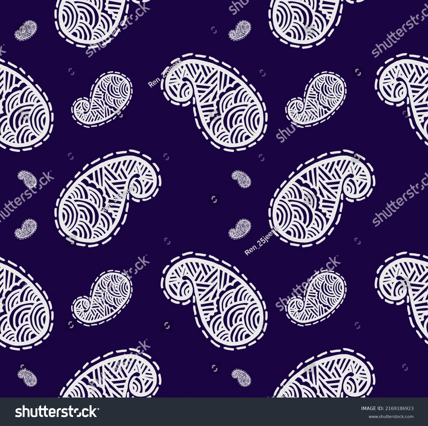 Ancient Hmong Embroidery Pattern Geometric Patterns Stock Illustration ...