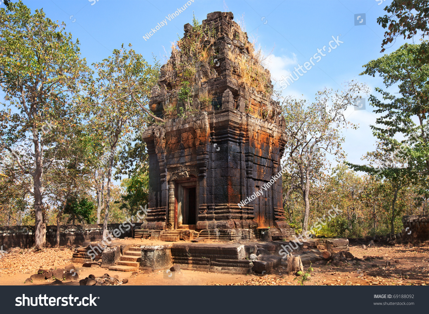 Ancient Khmer Temple Prasat Neang Khmao Stock Photo (Edit Now) 69188092