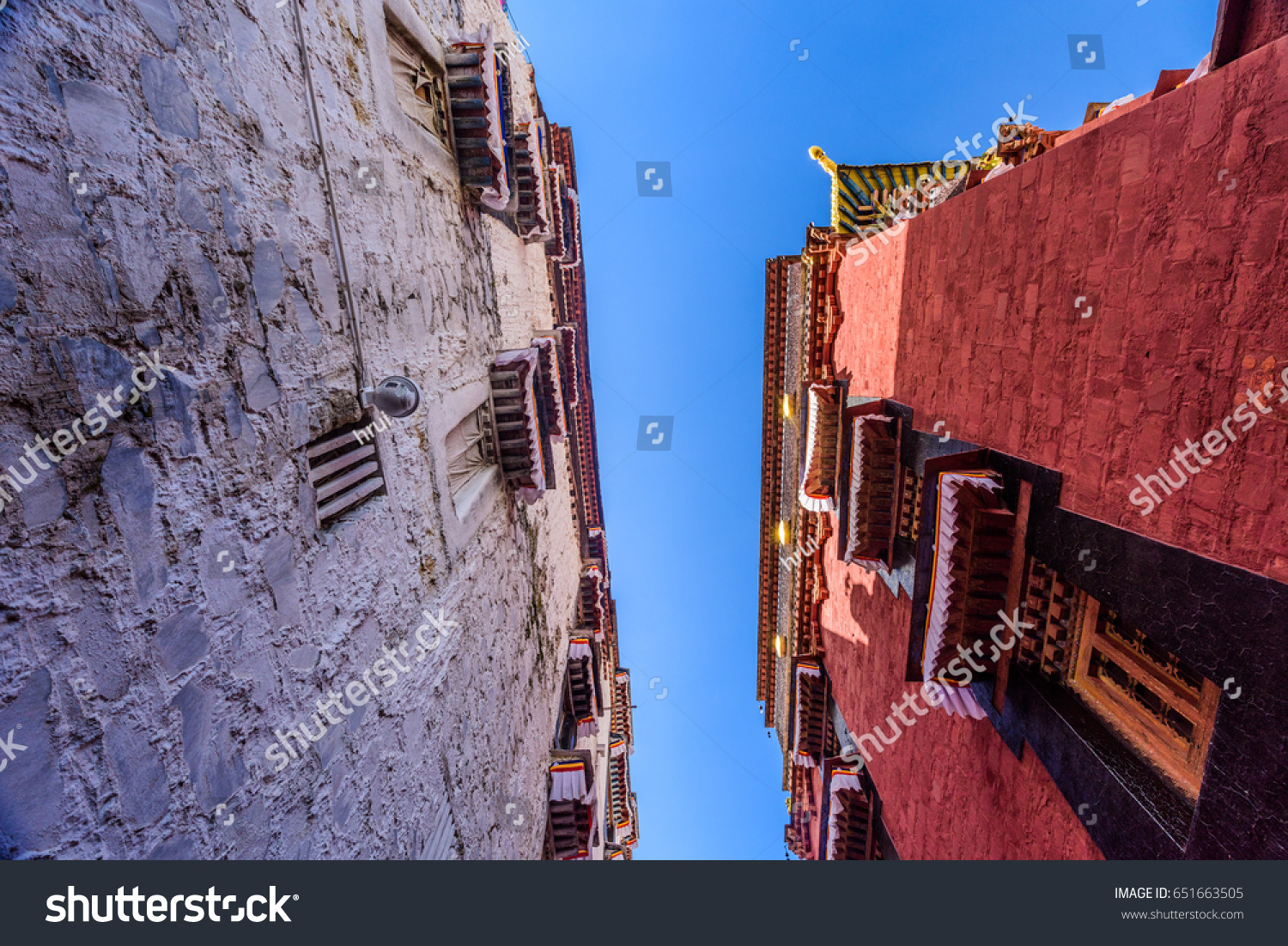 Ancient Temples Lhasa Tibet Stock Photo (Edit Now) 651663505