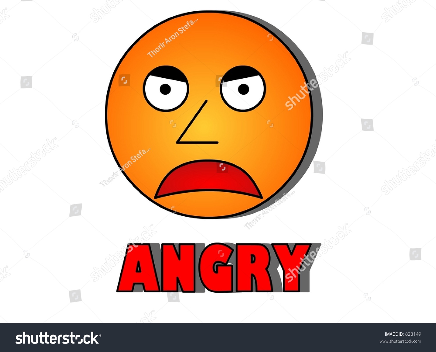 Angry Man Stock Illustration 828149 | Shutterstock