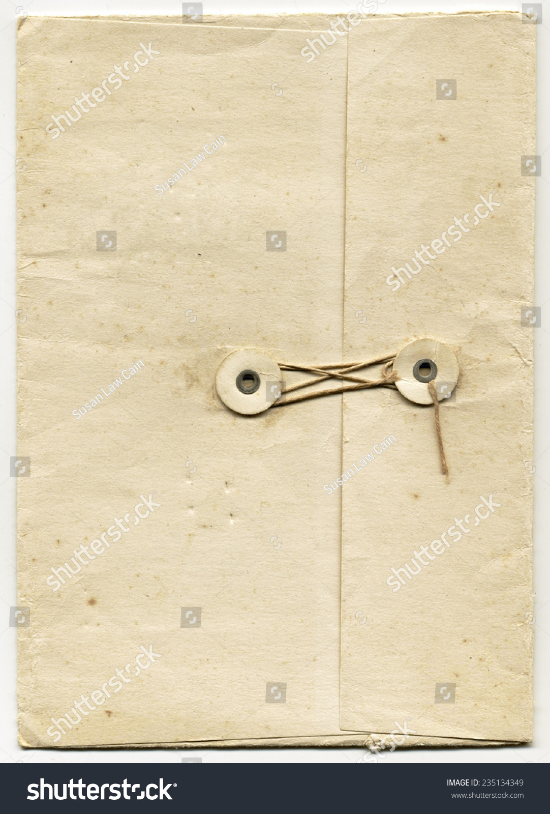 Antique Folder String Closure Stock Photo (Edit Now) 235134349