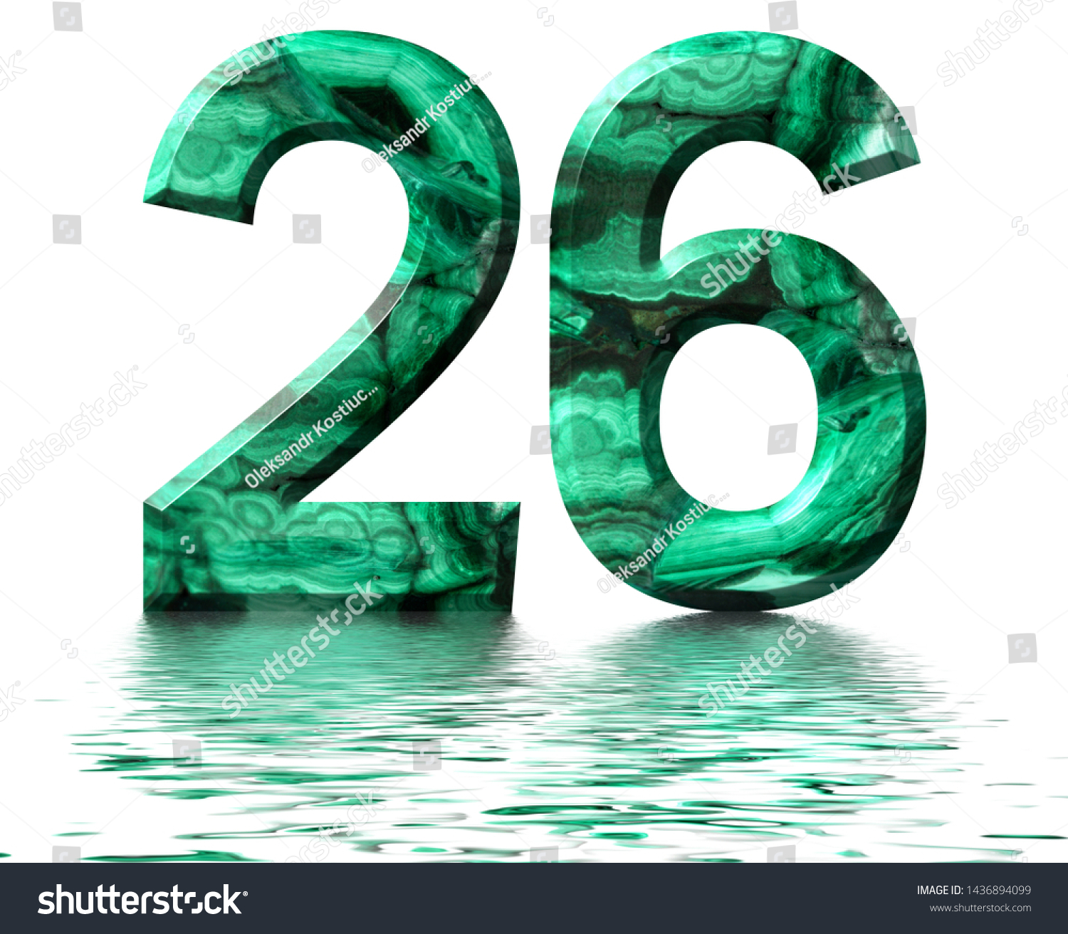 Arabic Numeral 26 Twenty Six Natural Stock Illustration 1436894099 ... Arabic Numeral 26 Twenty Six Natural Stock Illustration 1436894099 ...