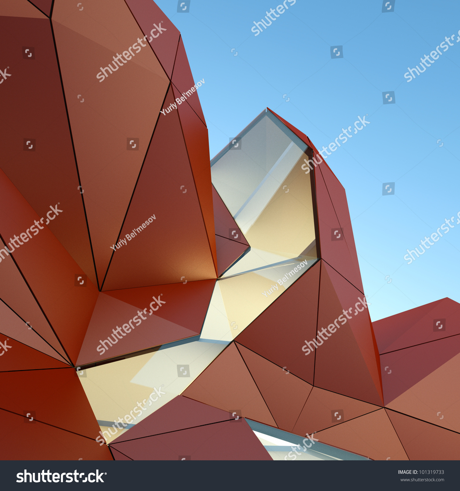 Architectural Background 3d Rendering Image Stock Illustration 101319733