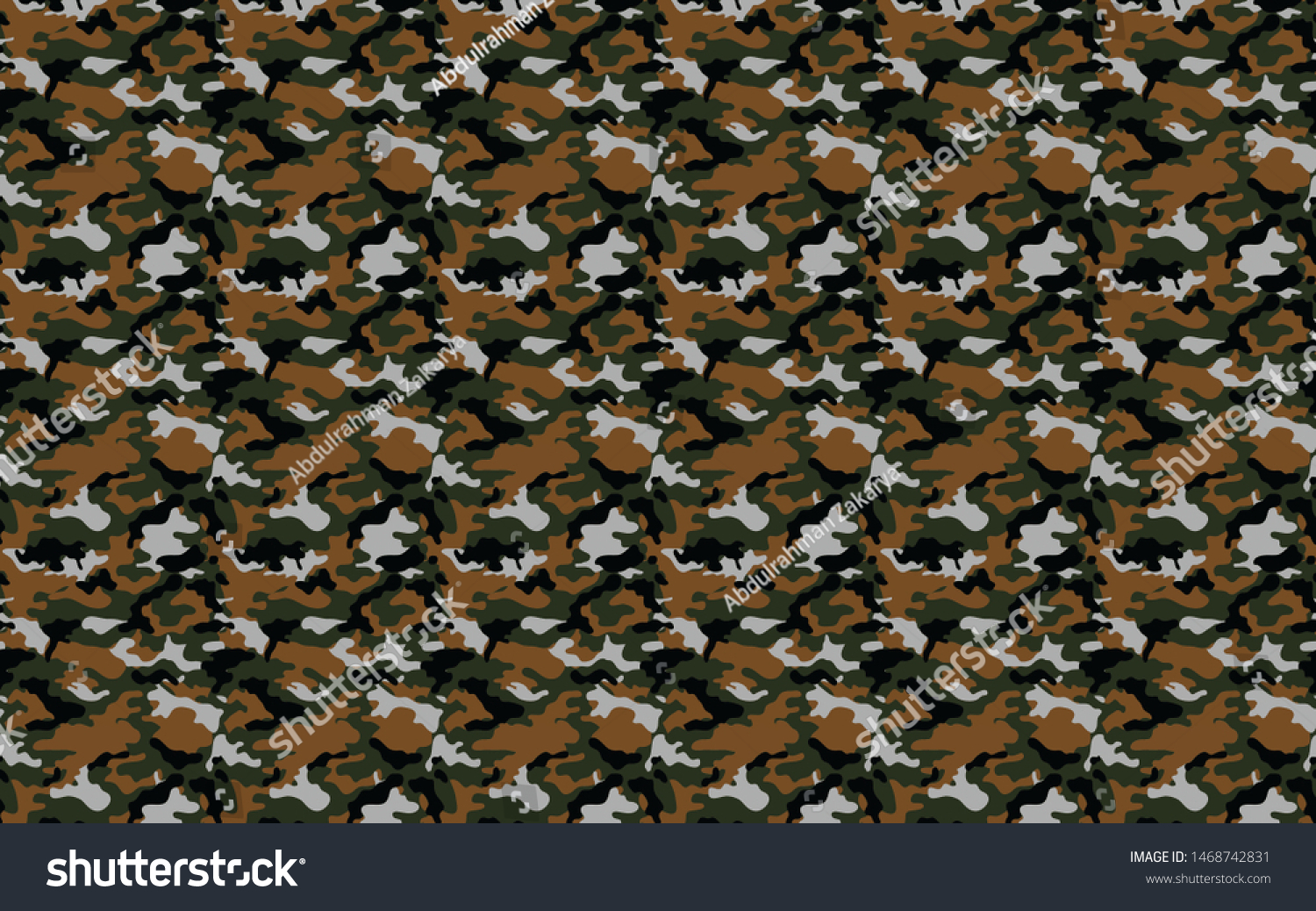 Army Texture Background Seamless Pattern Stock Illustration 1468742831 ...