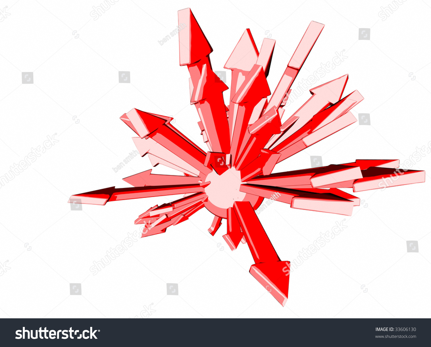 Arrow Explosion Stock Illustration 33606130 - Shutterstock