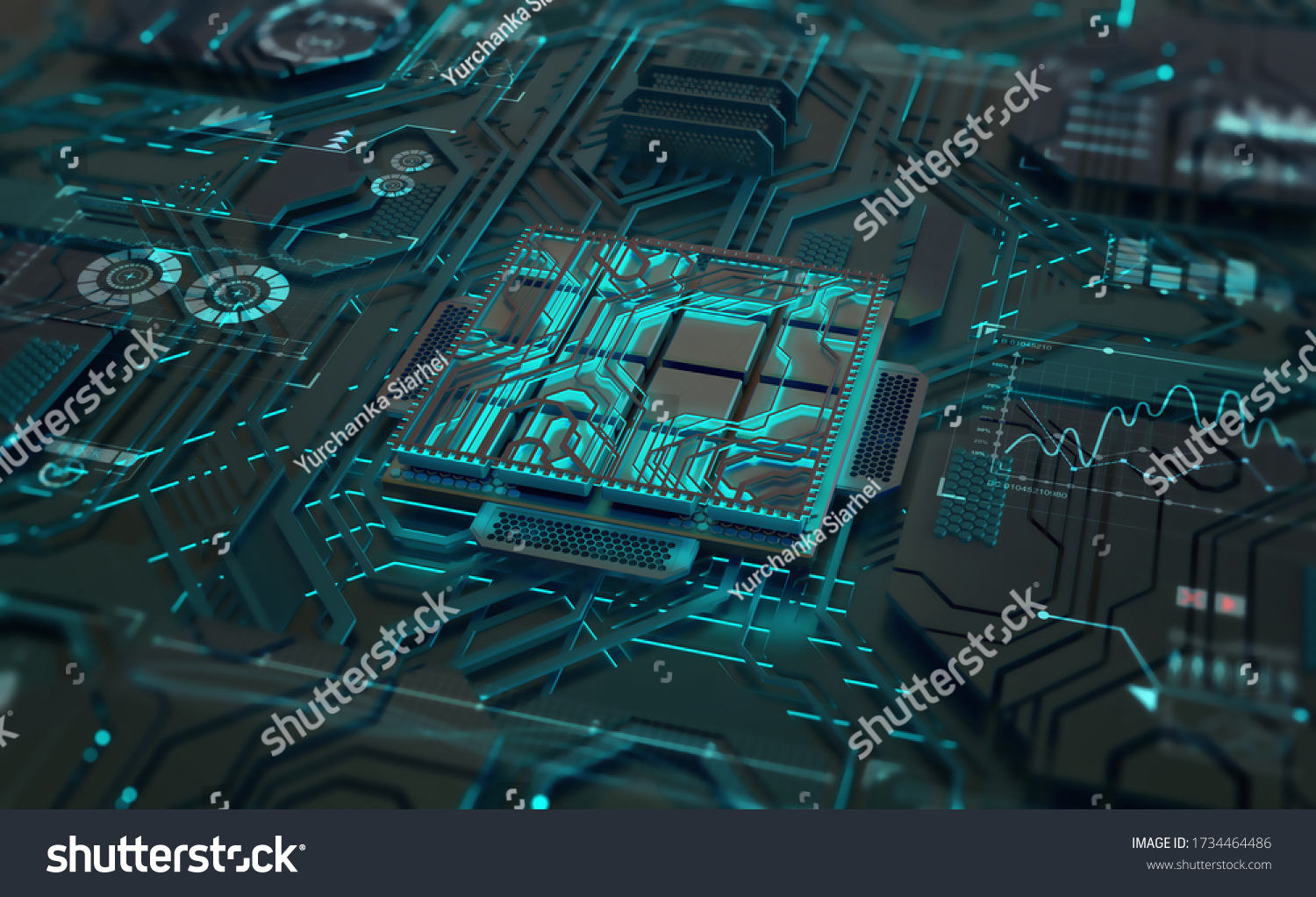Artificial Intelligence Digital Mind Computer Technology Stock ...