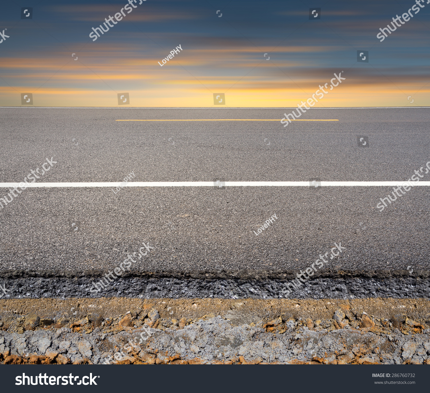 Asphalt Road Cross Section Repair Reconstruction Stock Photo (Edit Now ... Asphalt Road Cross Section Repair Reconstruction Stock Photo (Edit Now ...