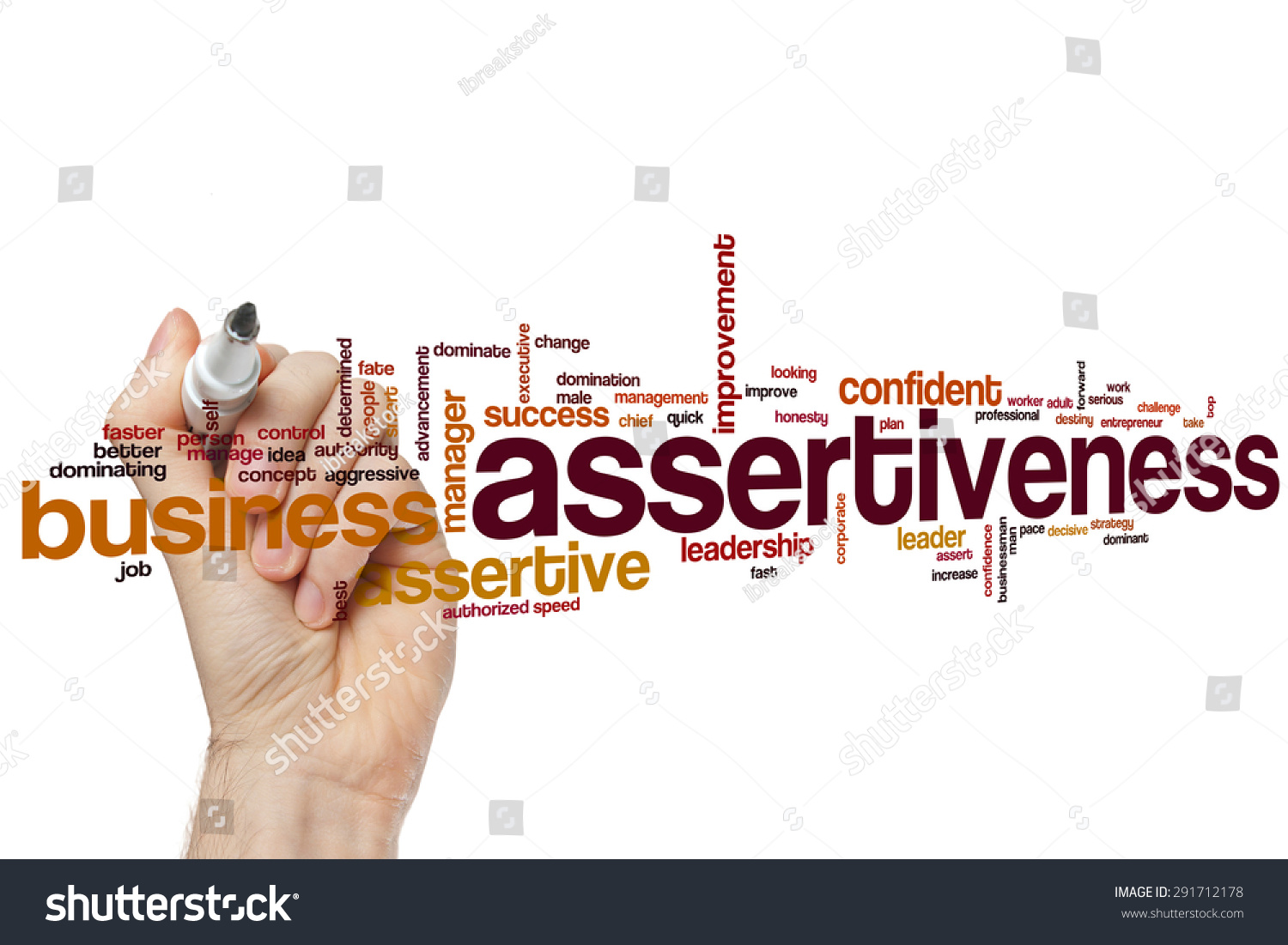 Assertiveness Word Cloud Concept Stock Photo 291712178 | Shutterstock