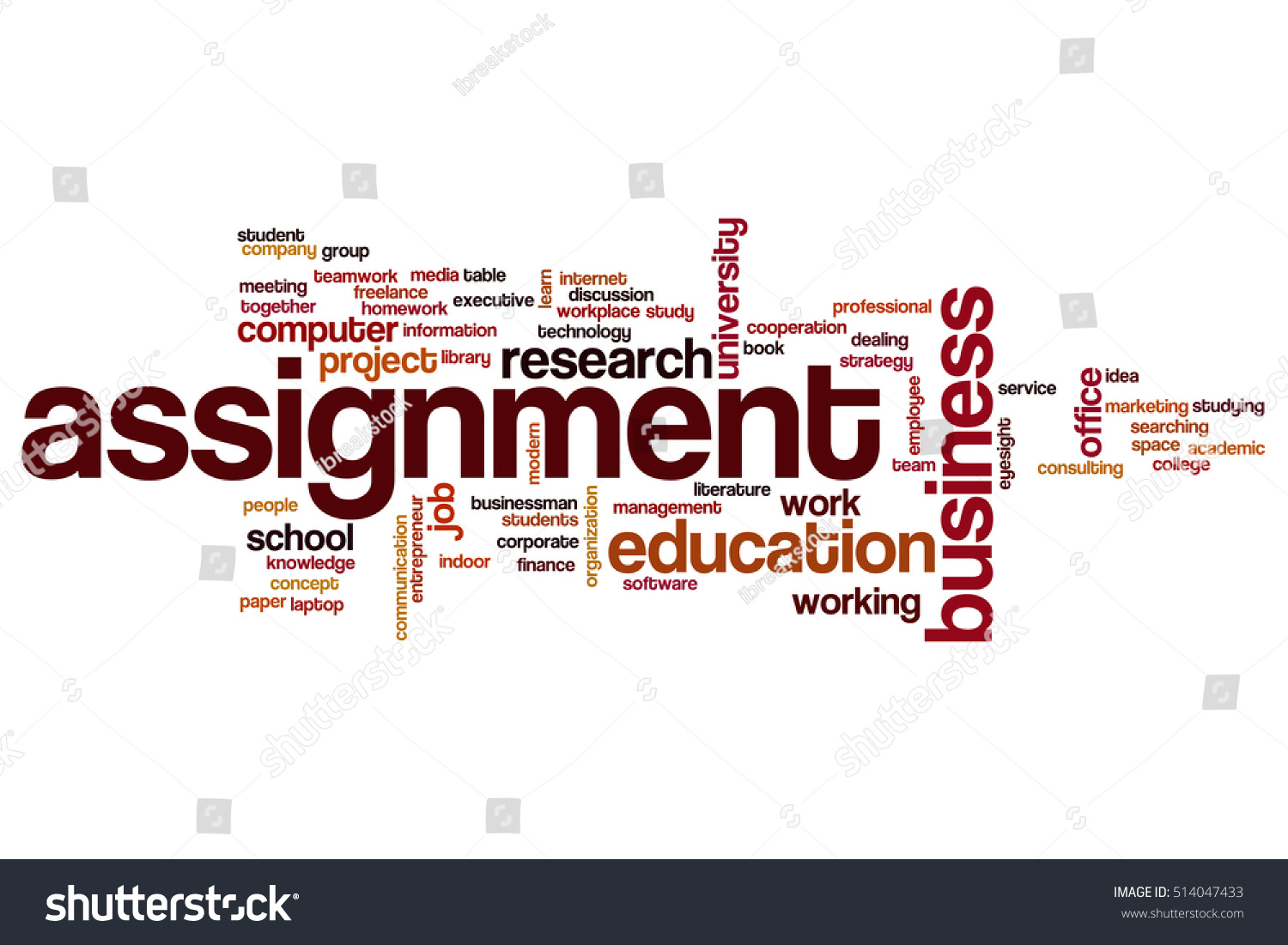 Assignment Word Cloud Concept Stock Illustration 514047433 | Shutterstock