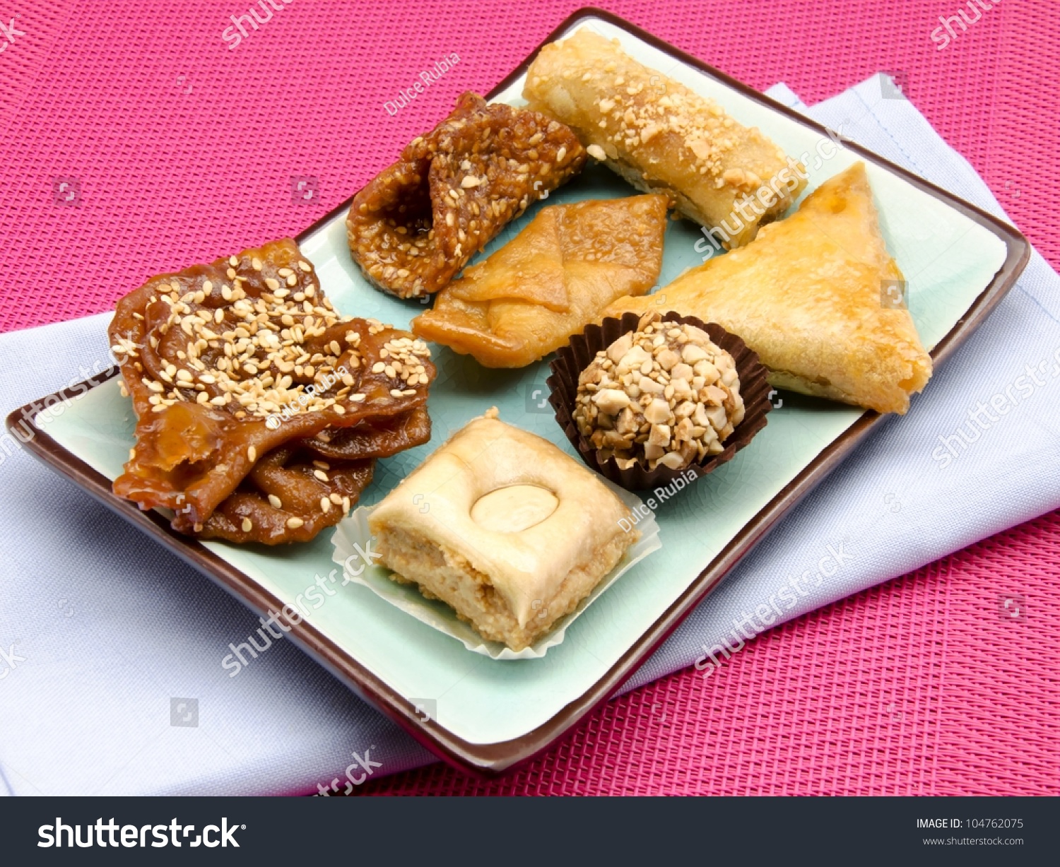Assorted Pastries Typical Eastern Stock Photo 104762075 : Shutterstock