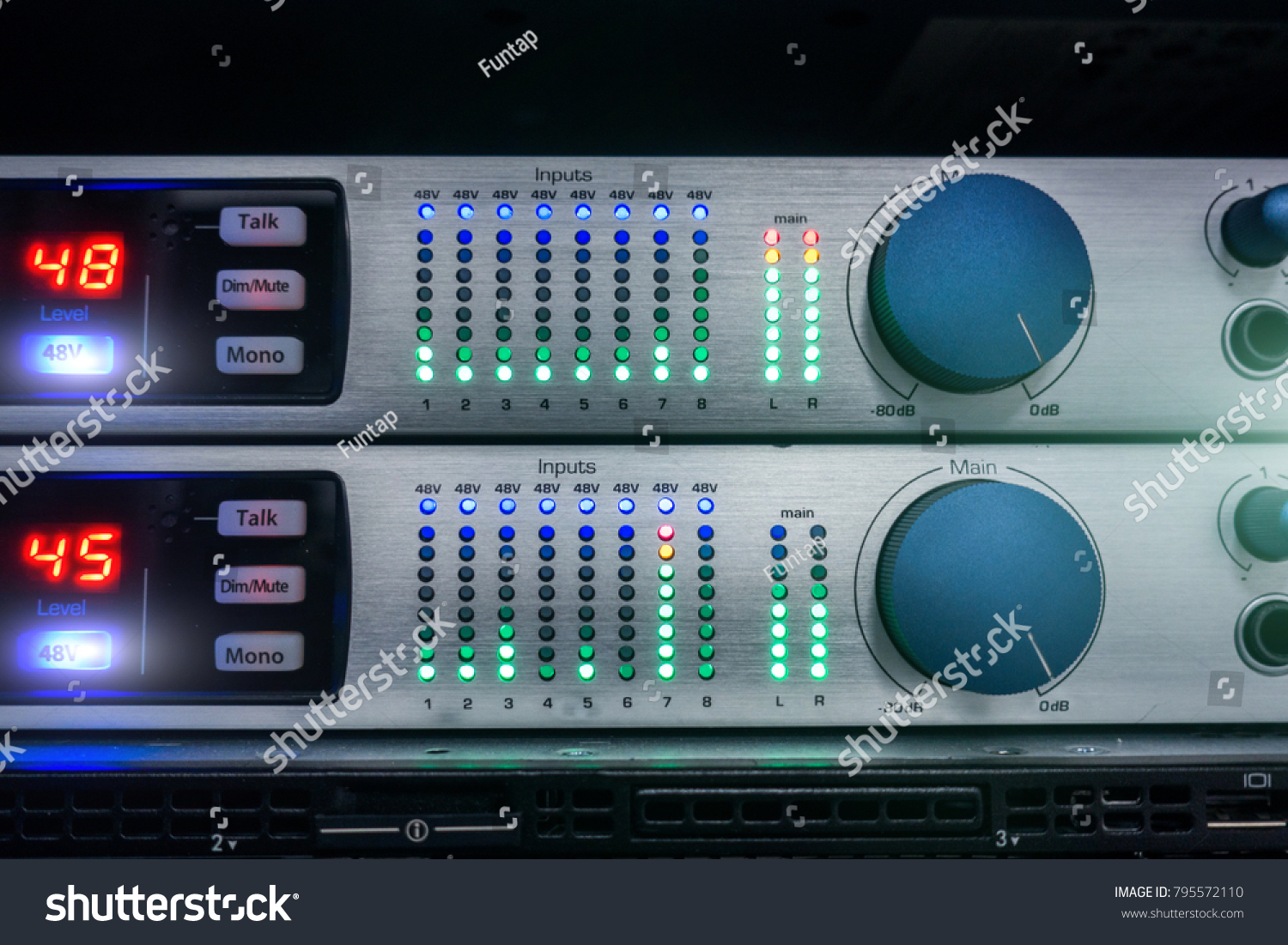Audio Console Server Rack Stock Photo (Edit Now) 795572110