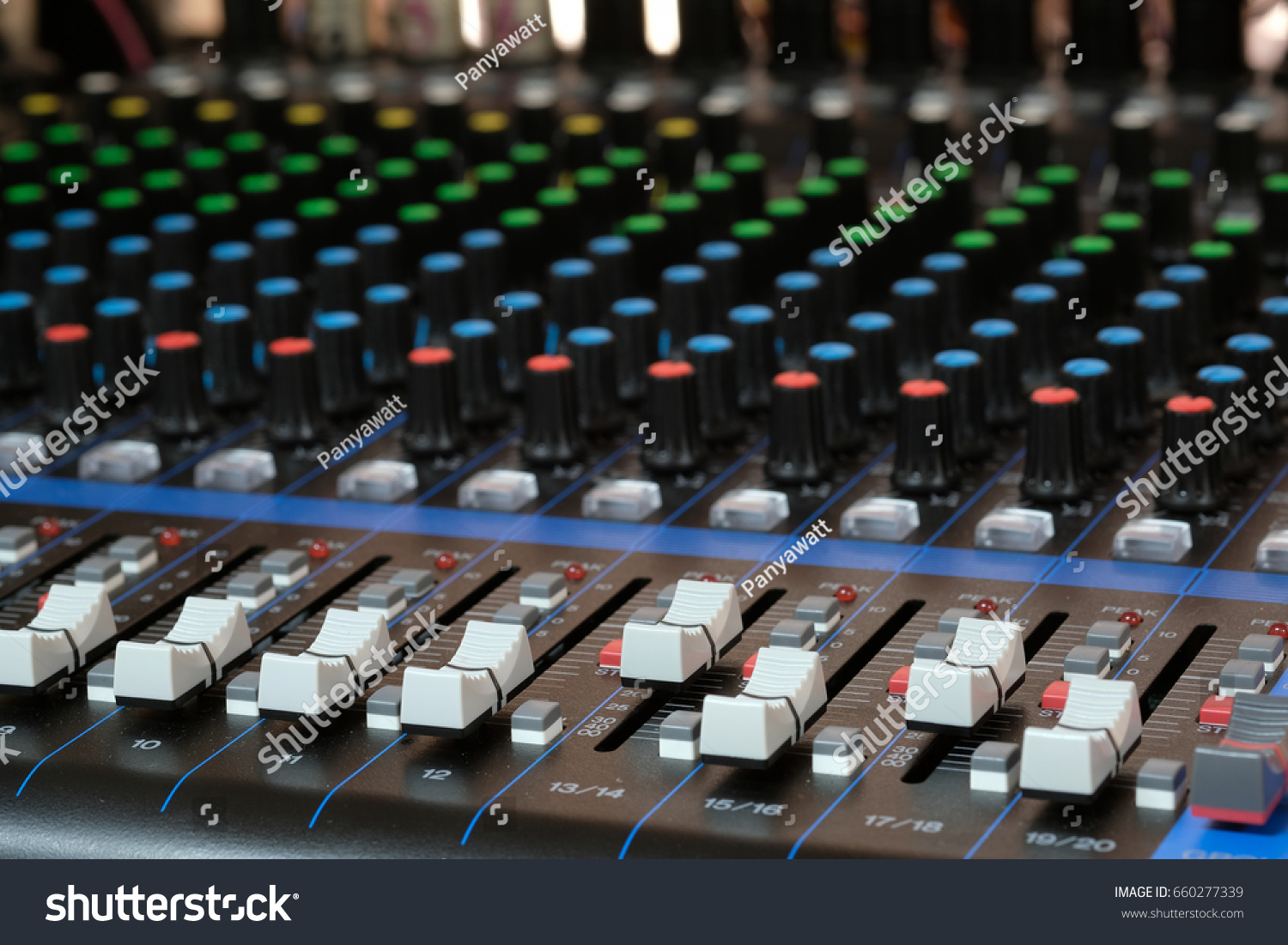 Audio Control Panel Stock Photo 660277339 | Shutterstock