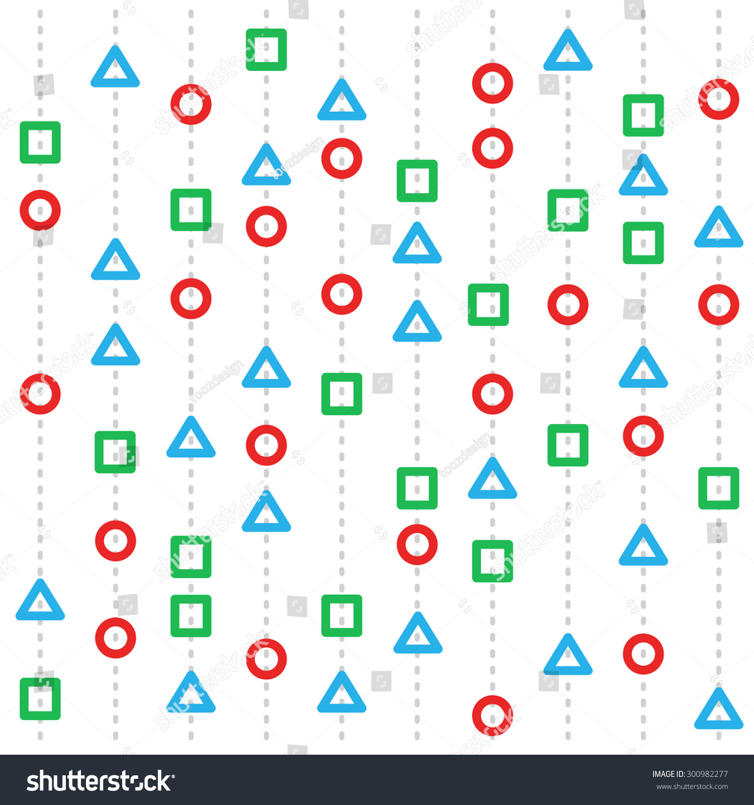 Background Circle Triangle Square Stock Photo 300982277 : Shutterstock