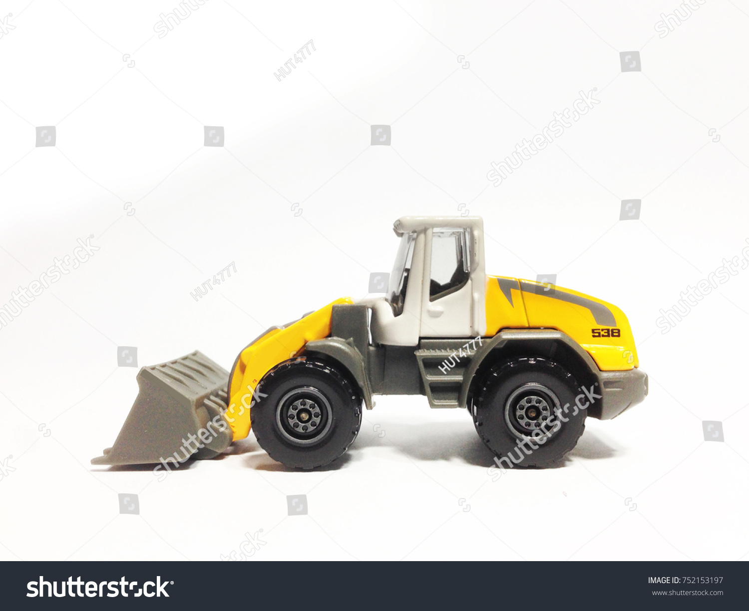 Backhoe Loader Yellow Stock Photo 752153197 | Shutterstock