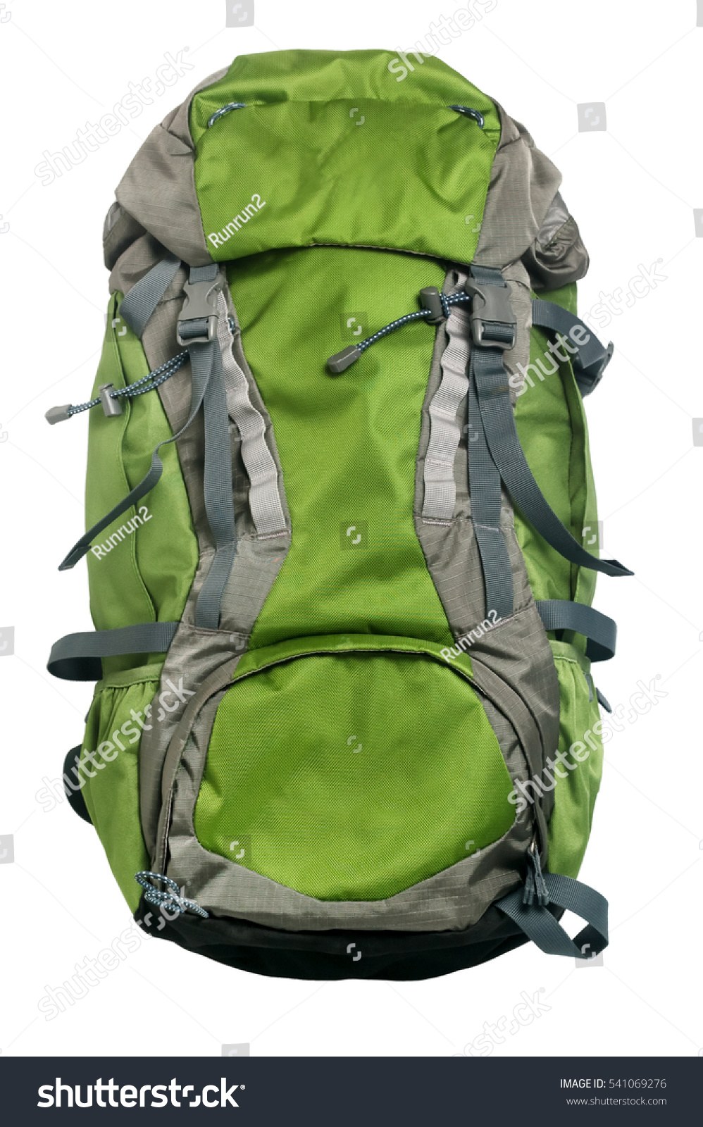 Backpack On Isolated White Background Stock Photo (Edit Now) 541069276