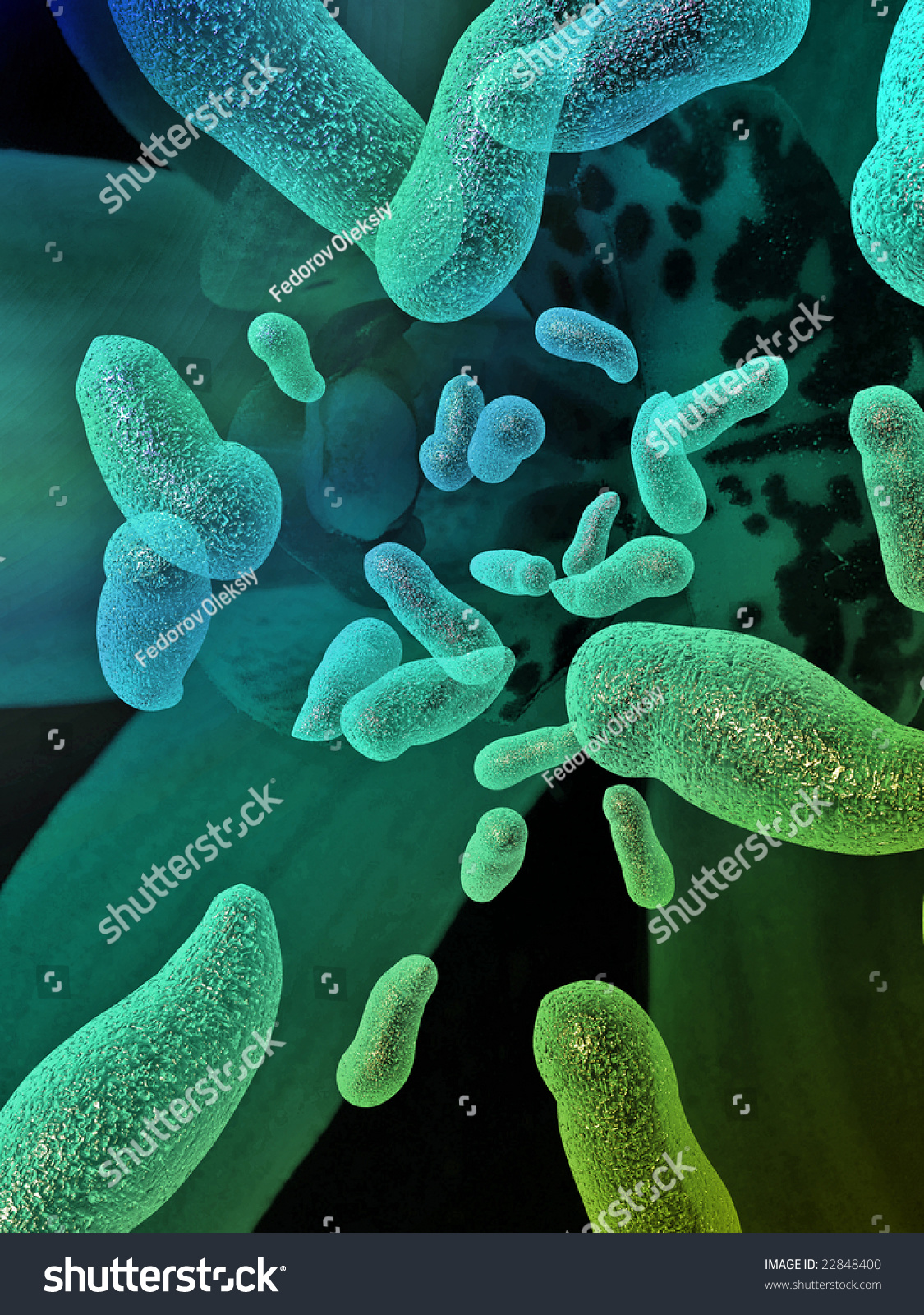 Bacterium Background. Stock Photo 22848400 : Shutterstock