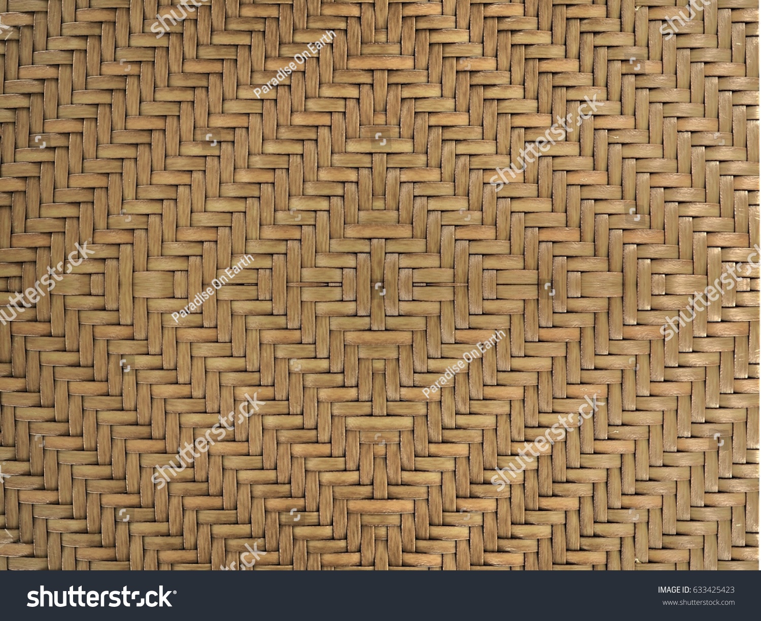 Bamboo Weave Texture Pattern Background Stock Photo (Edit Now) 633425423