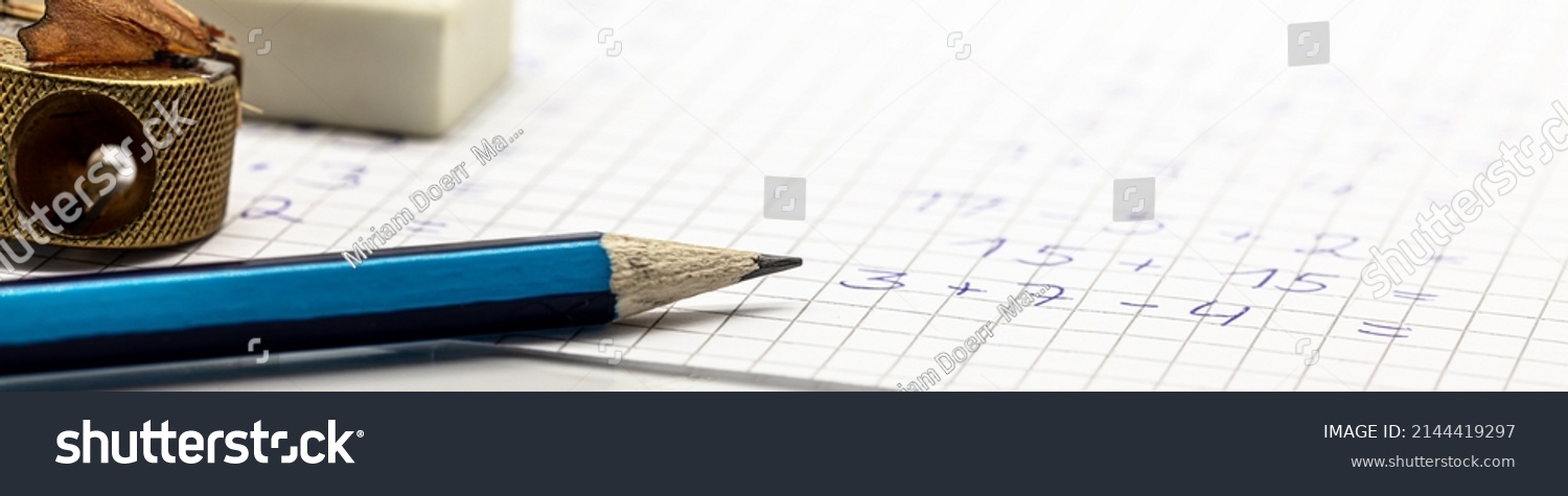 Banner Header Concept Elementary School Simple Stock Photo 2144419297 ...