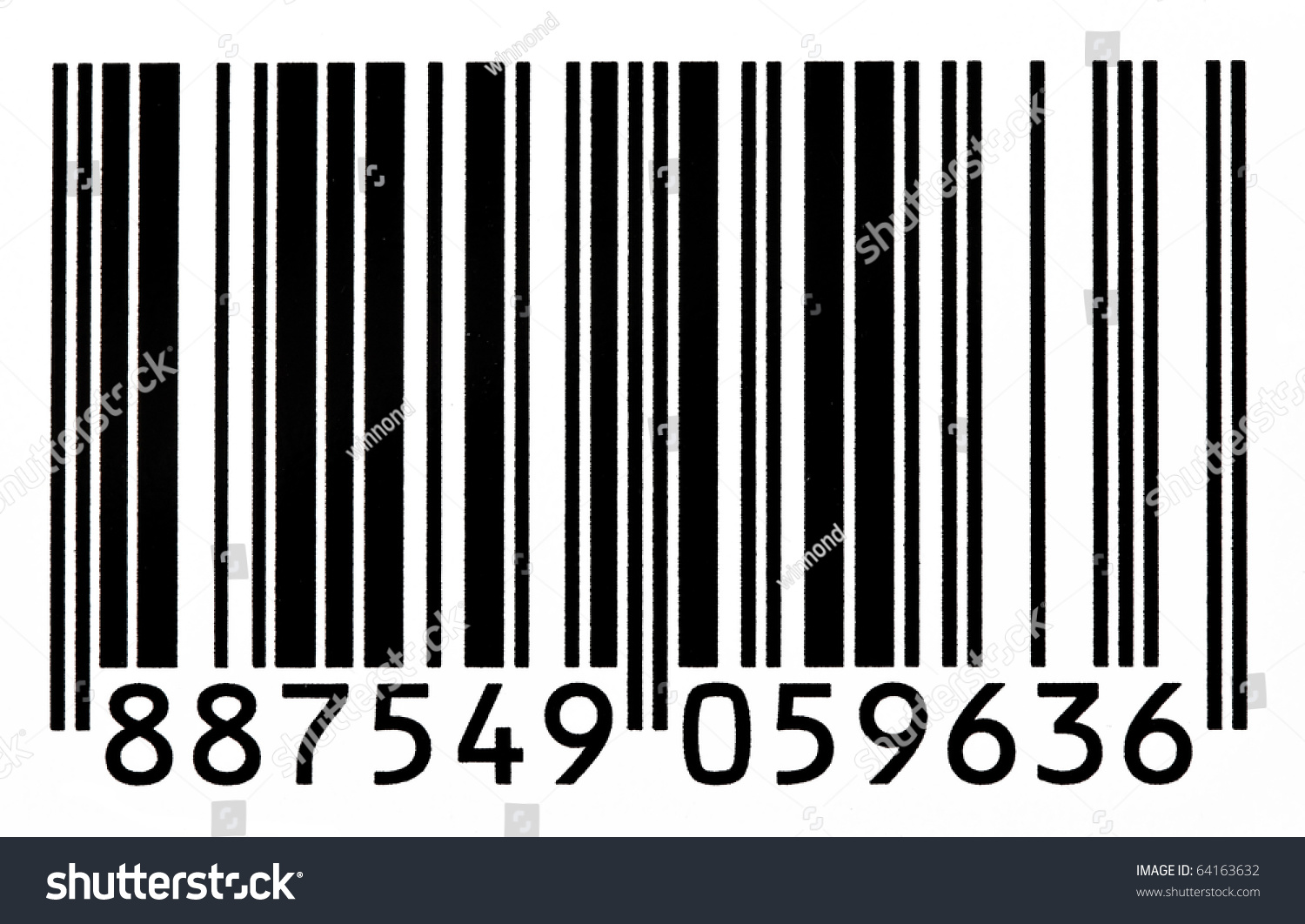 Barcode Stock Photo 64163632 - Shutterstock