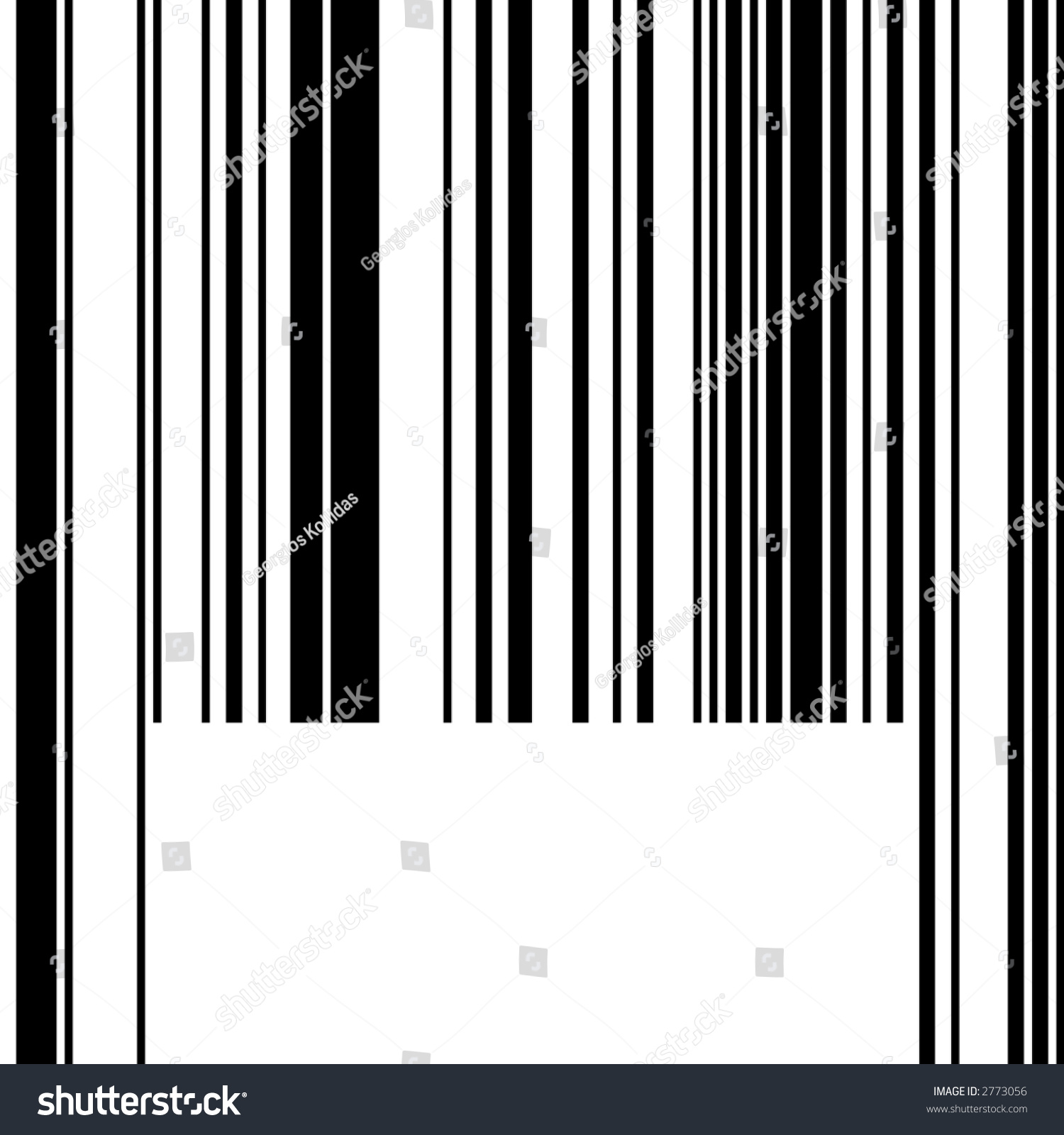 Barcode Blank Stock Photo 2773056 | Shutterstock
