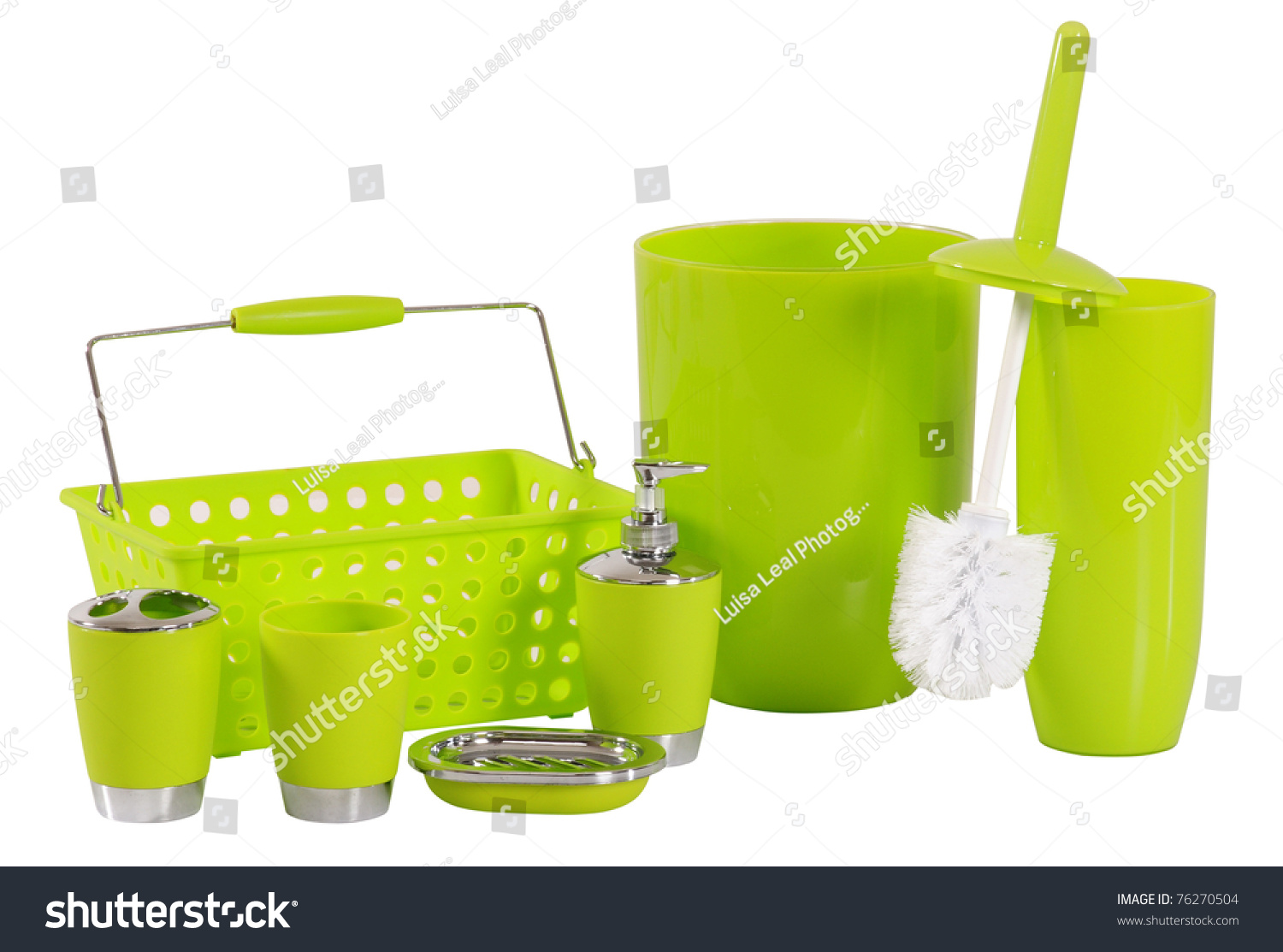 Bathroom Objects Isolated Stock Photo 76270504 | Shutterstock