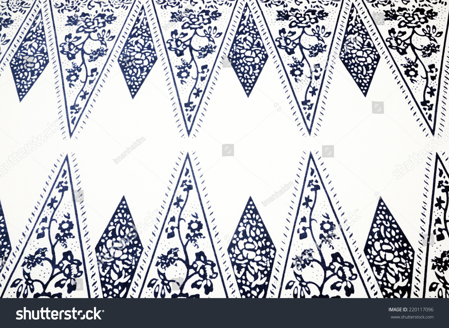 Batik White Background Stock Photo 220117096 | Shutterstock
