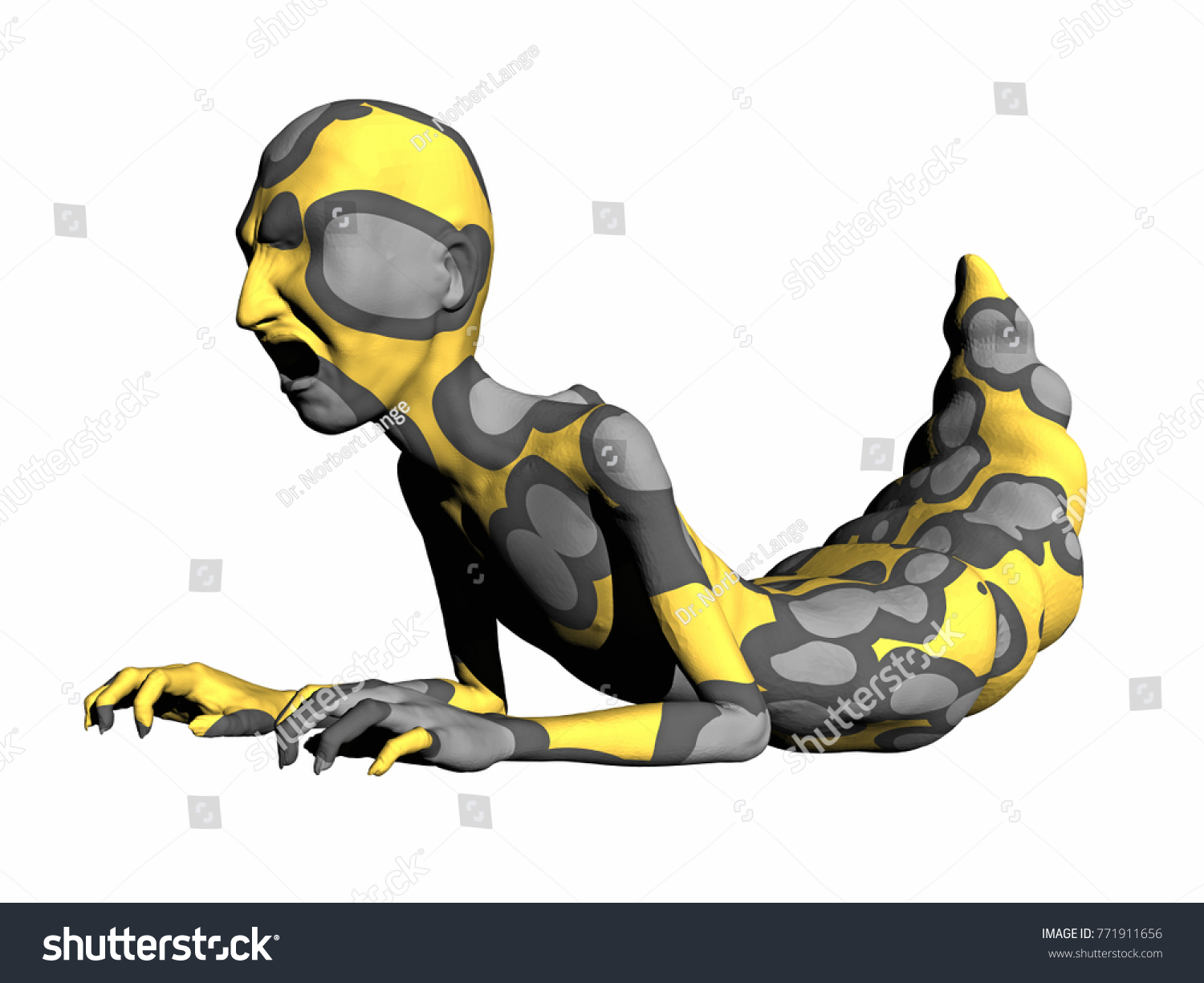 Beast Worm 3d Rendering: ภาพประกอบสต็อก 771911656 | Shutterstock