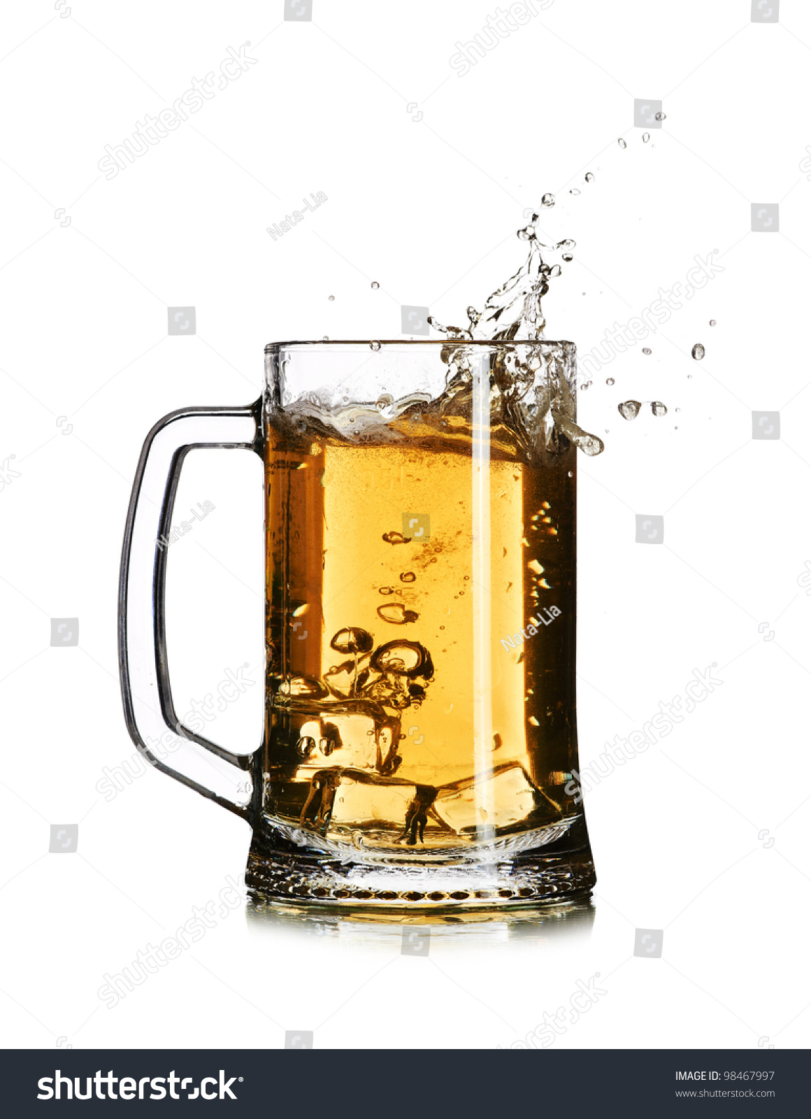 Beer Splash Stock Photo (Edit Now) 98467997
