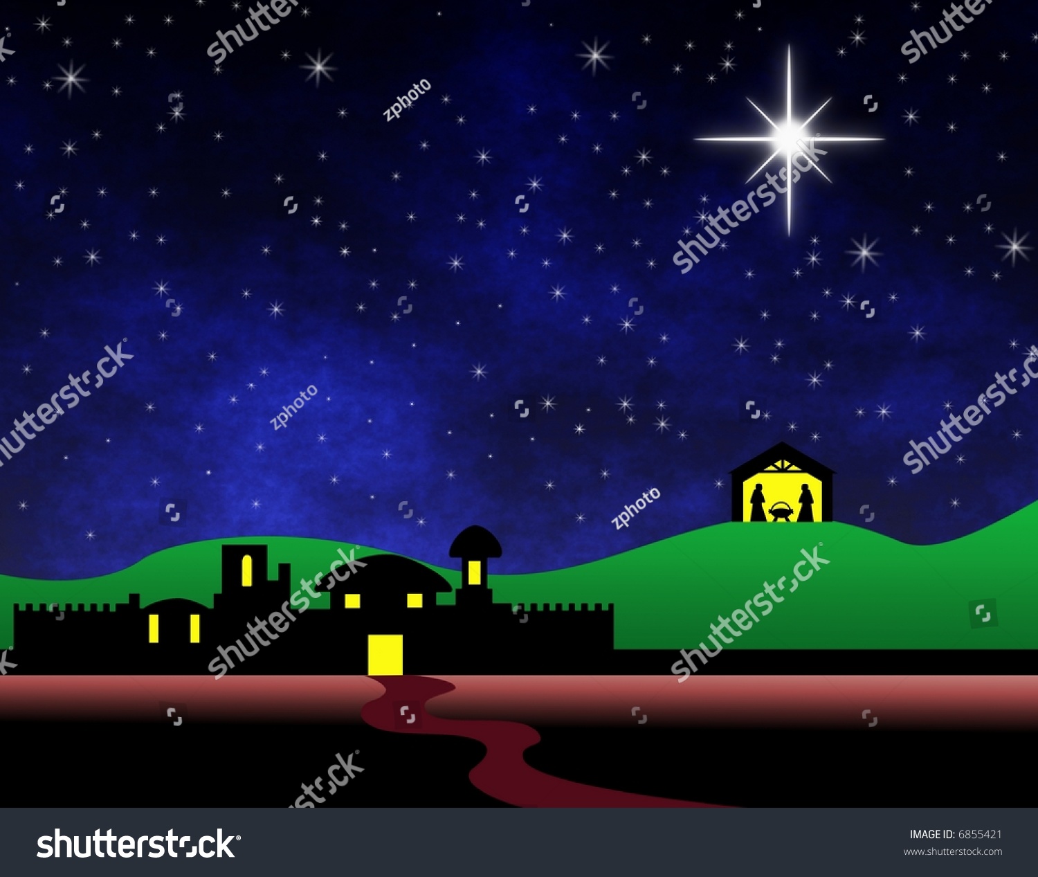 Bethlehem Background Stock Photo 6855421 : Shutterstock