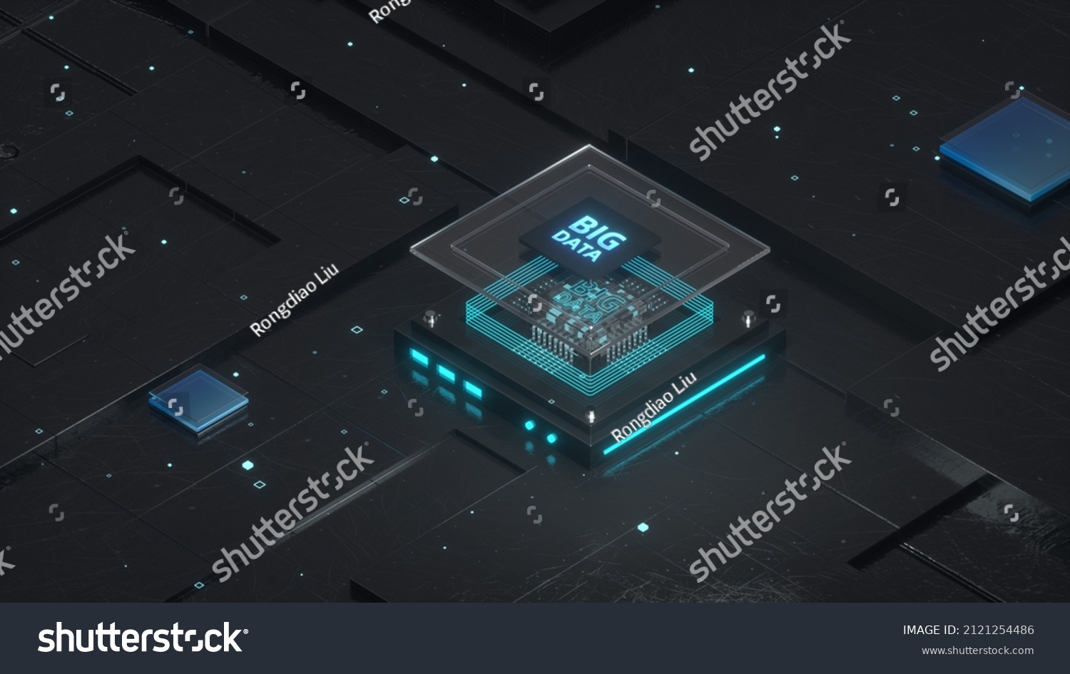 Big Data Concept3d Renderingconceptual Image Stock Illustration 2121254486