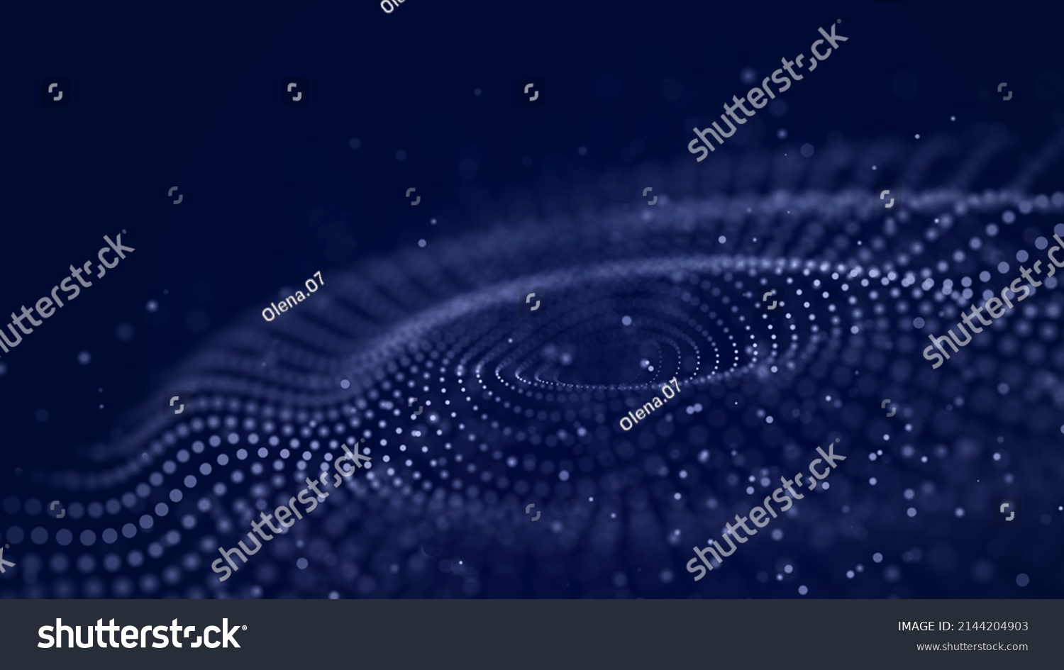 Big Data Storage Grid Abstract Artificial Stock Illustration 2144204903 ...