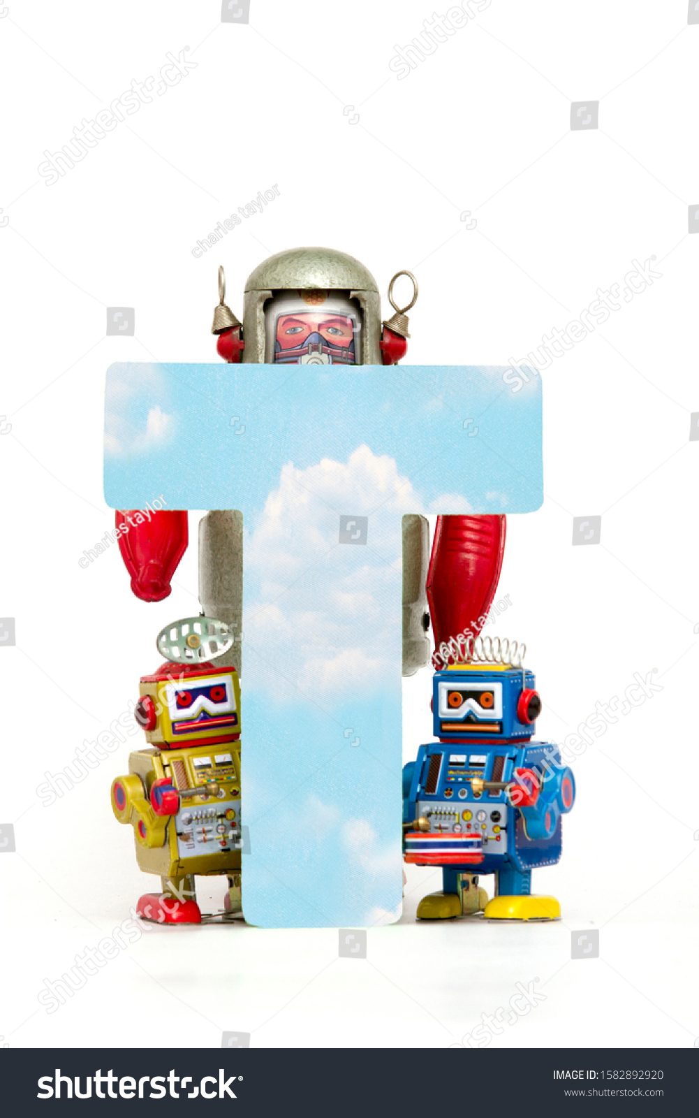 Big Letter T Cloud Computing Stock Photo (Edit Now) 1582892920