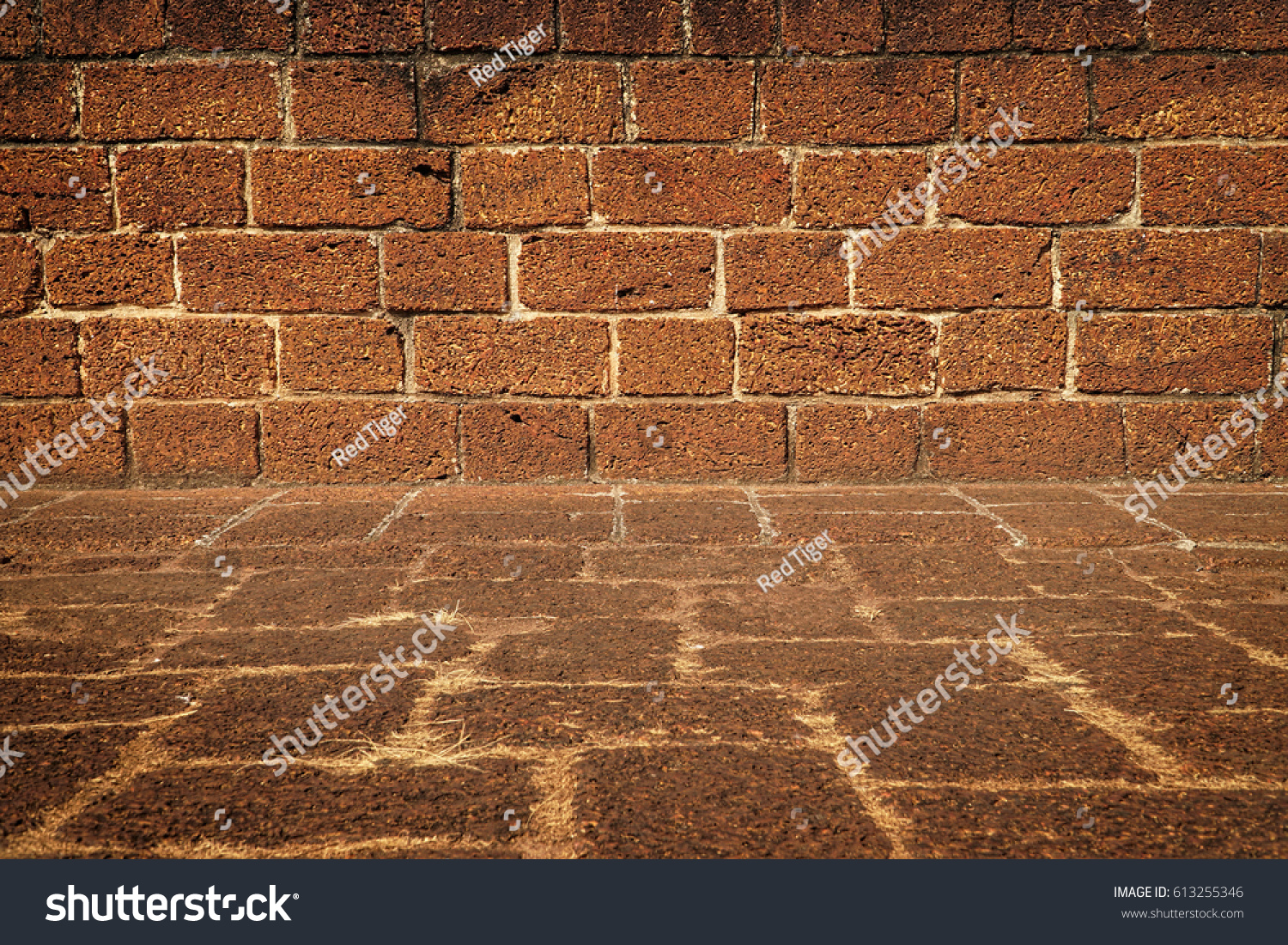 Big Size Orange Rough Brick Wall Stock Photo 613255346 | Shutterstock