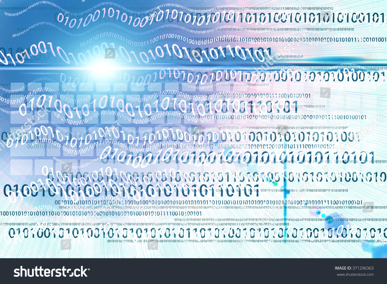 Binary Code Data Steam Technology Background Stock Photo 371296363 | Shutterstock