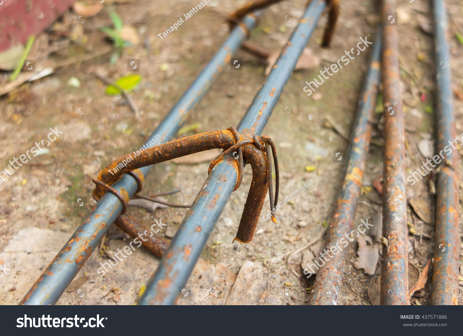 Binding Wire Construction Work Stock Photo (Edit Now) 437571886