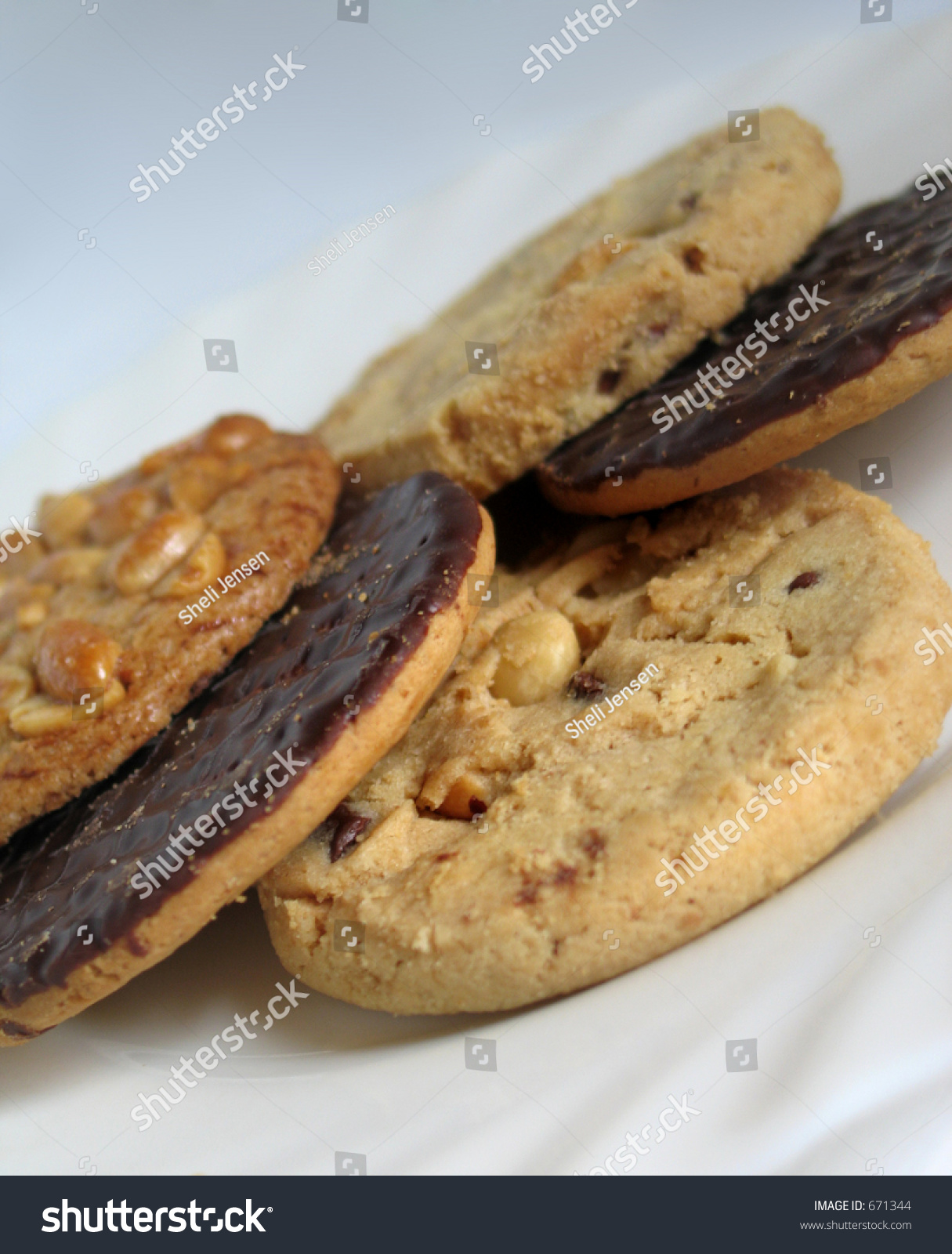 Biscuits Stock Photo 671344 : Shutterstock
